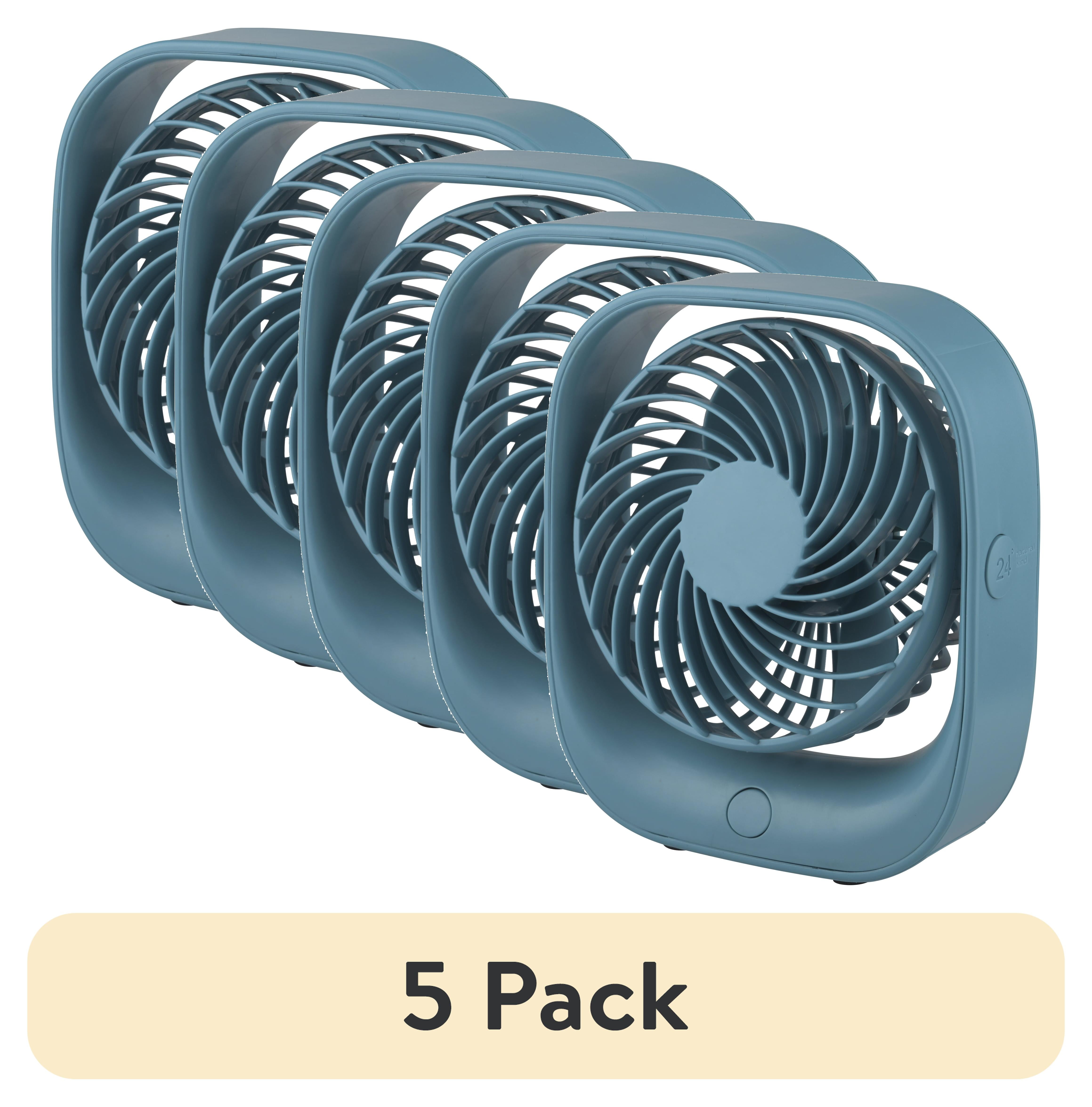 (5 pack) Mainstays 5" 3-Speed Battery Operated Free Standing Tabletop ...