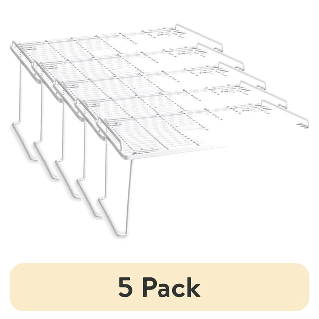 (5 pack) Mainstays Folding Metal Kitchen Pantry Organization Wire Shelf ...
