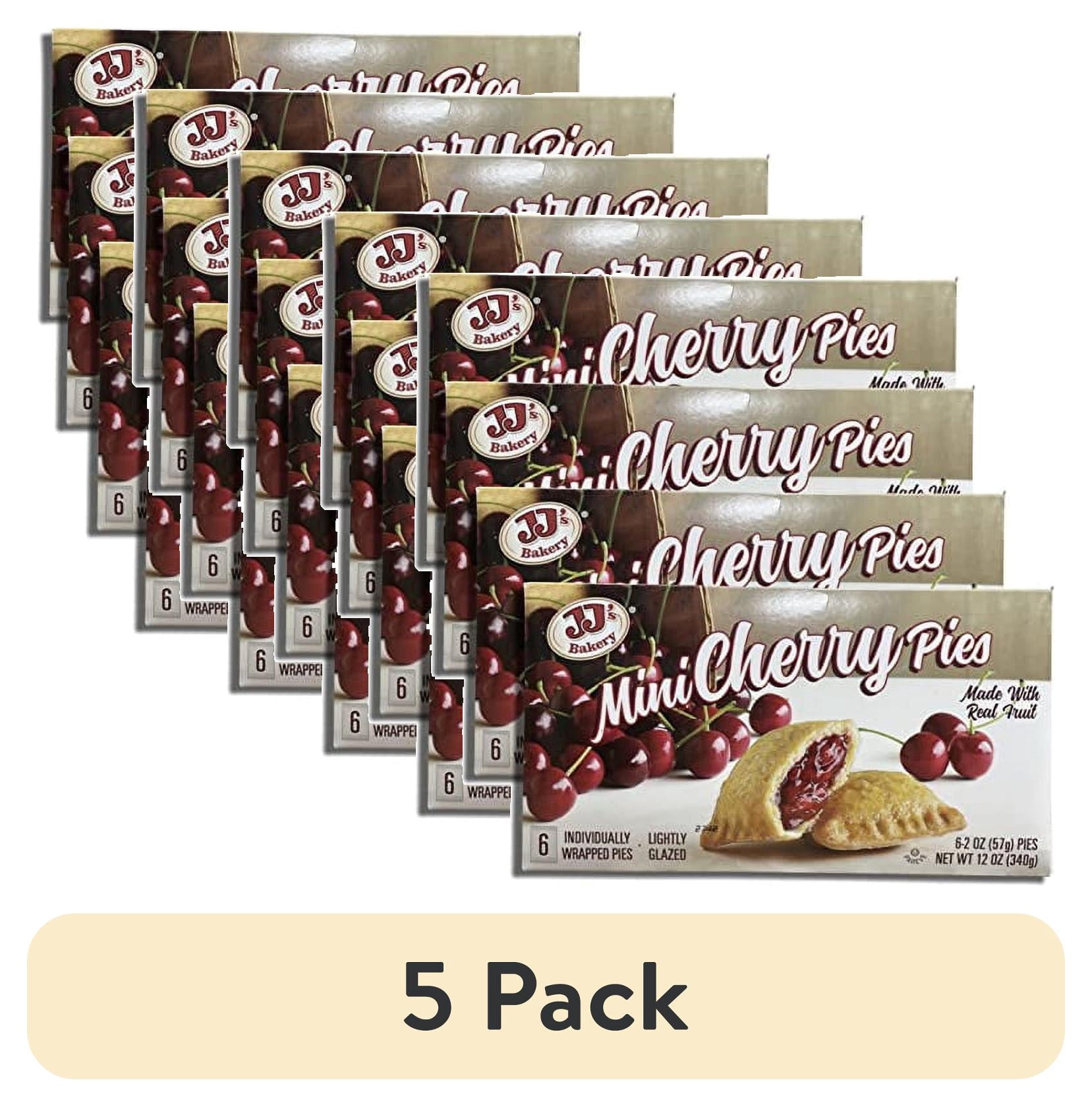 (5 pack) Mini Cherry Fruit Pies Value Pack | 6 Count Box | Pack Of 4 ...