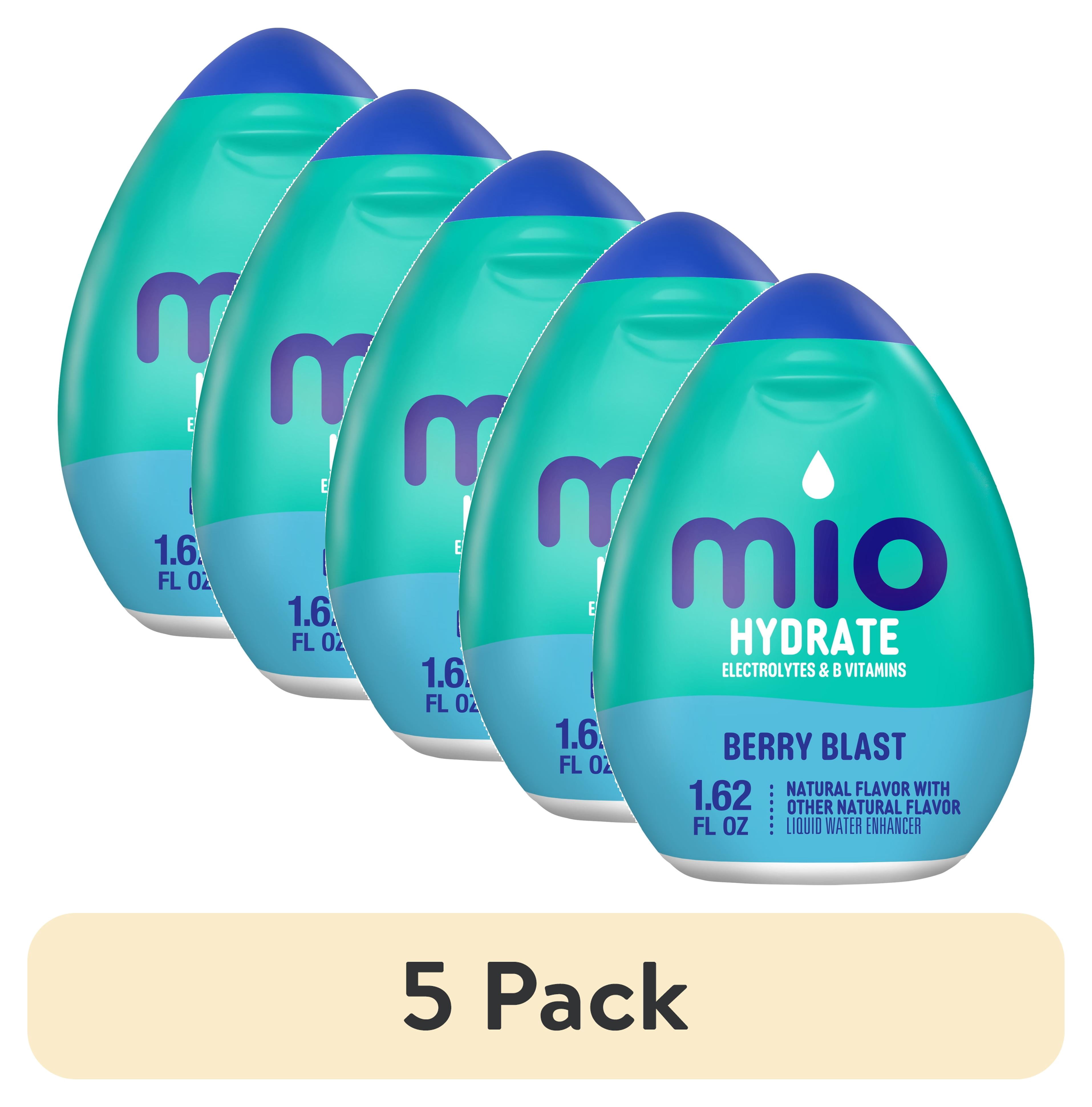 (5 pack) Mio Hydrate Berry Blast Flavored with Other Natural Flavor ...