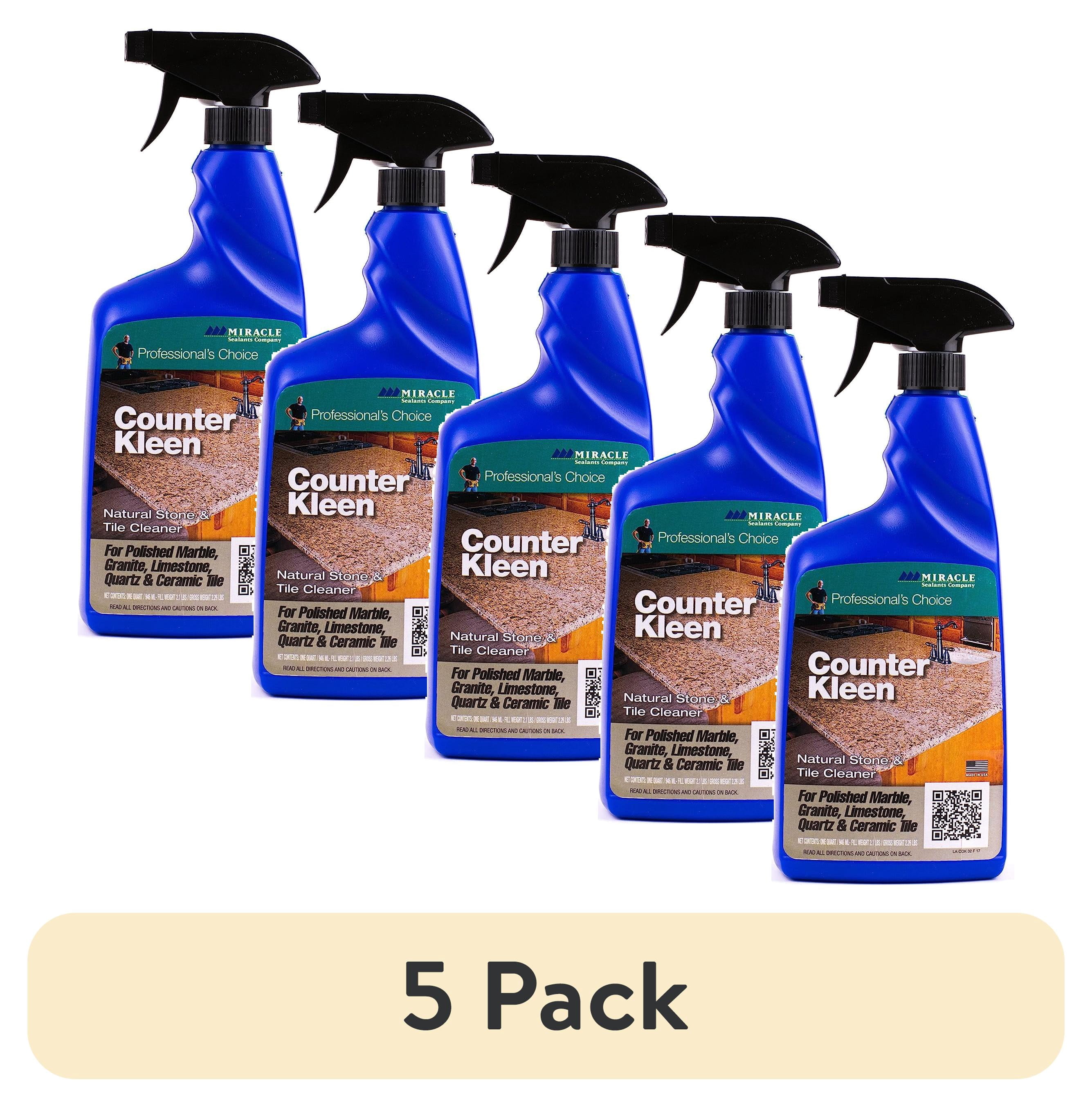 (5 pack) Miracle Sealants Counter Kleen Cleaner Spray 32oz - Walmart.com