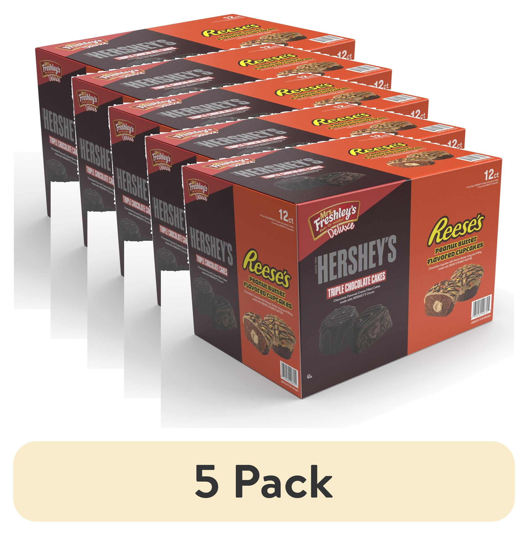 (5 pack) Mrs. Freshley's Deluxe Cupcakes Variety Pack (48 Ounce ...