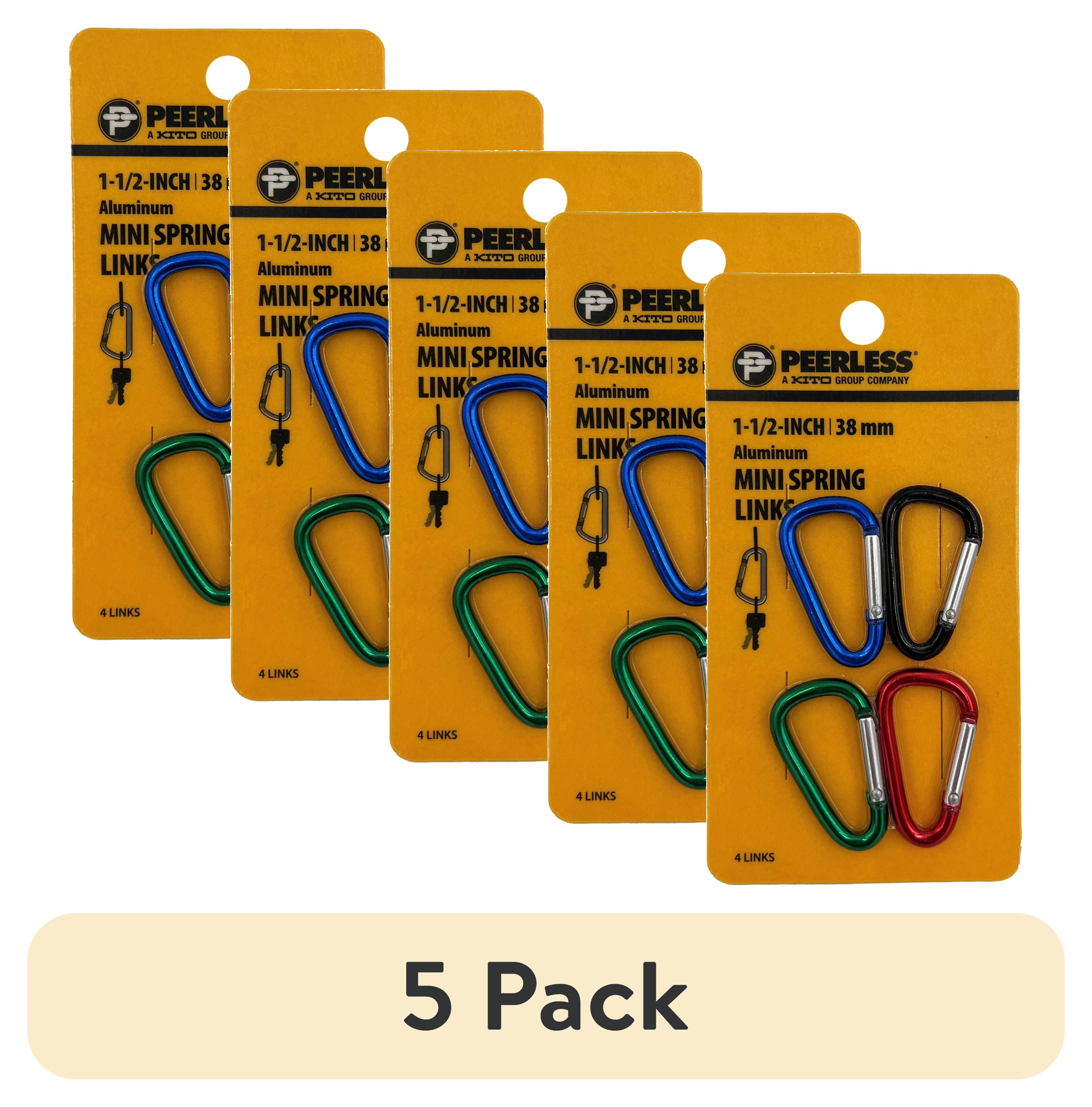 (5 pack) Multicolor Aluminum Mini Spring Links, 4 Pack, Peerless Chain ...