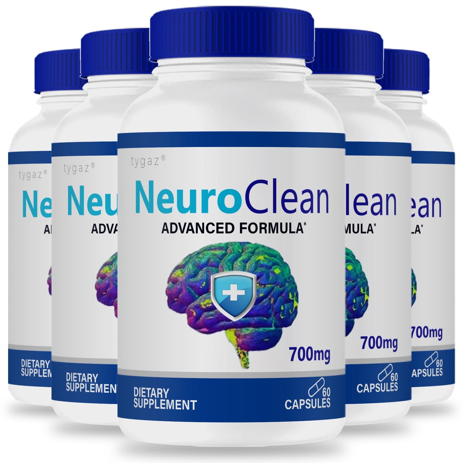 (5 pack) NeuroClean - Neuro Clean Pill Supplement - Walmart.com