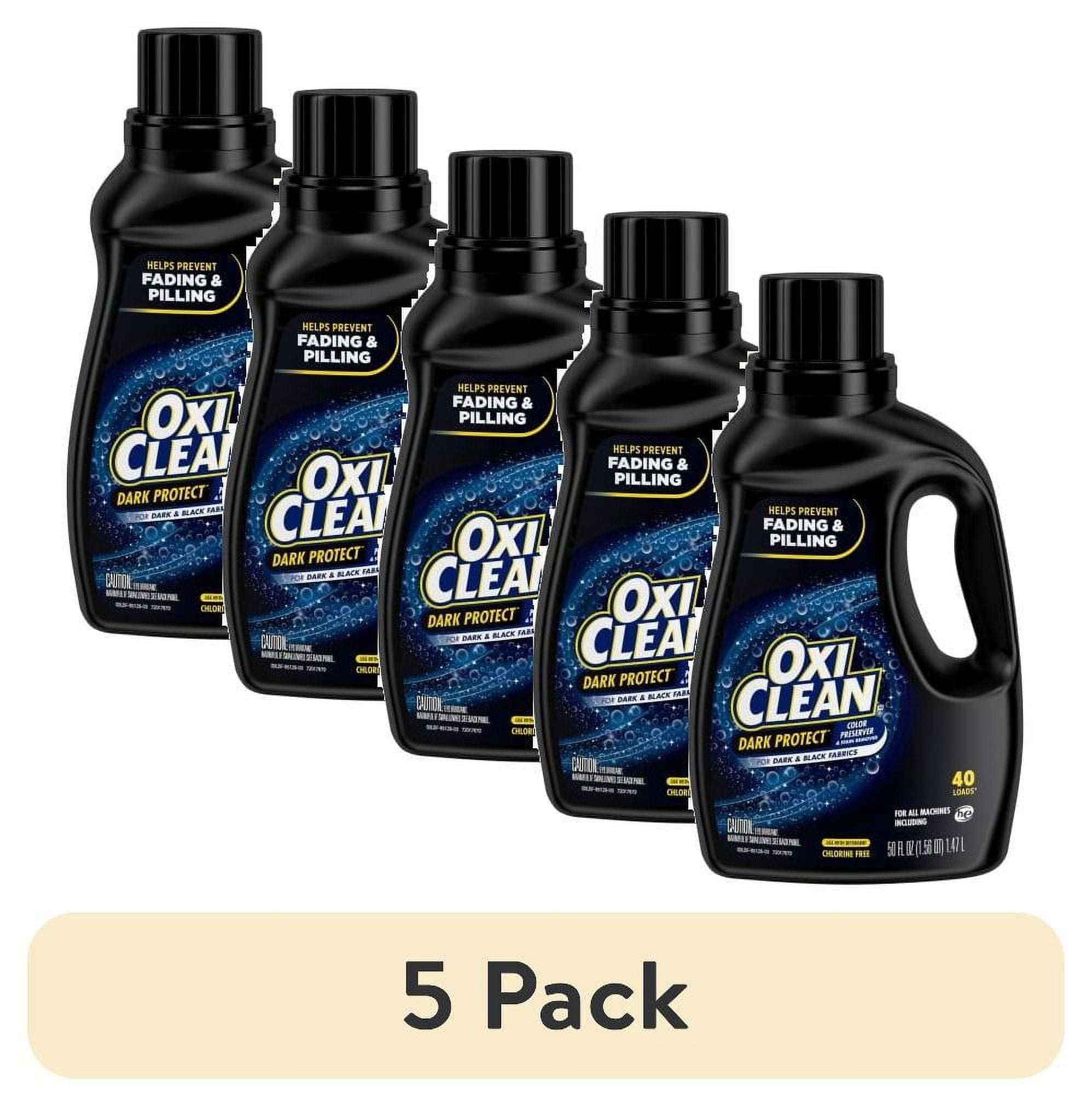 (5 pack) Oxiclean Dark Protect Liquid Laundry Booster, Laundry Stain ...