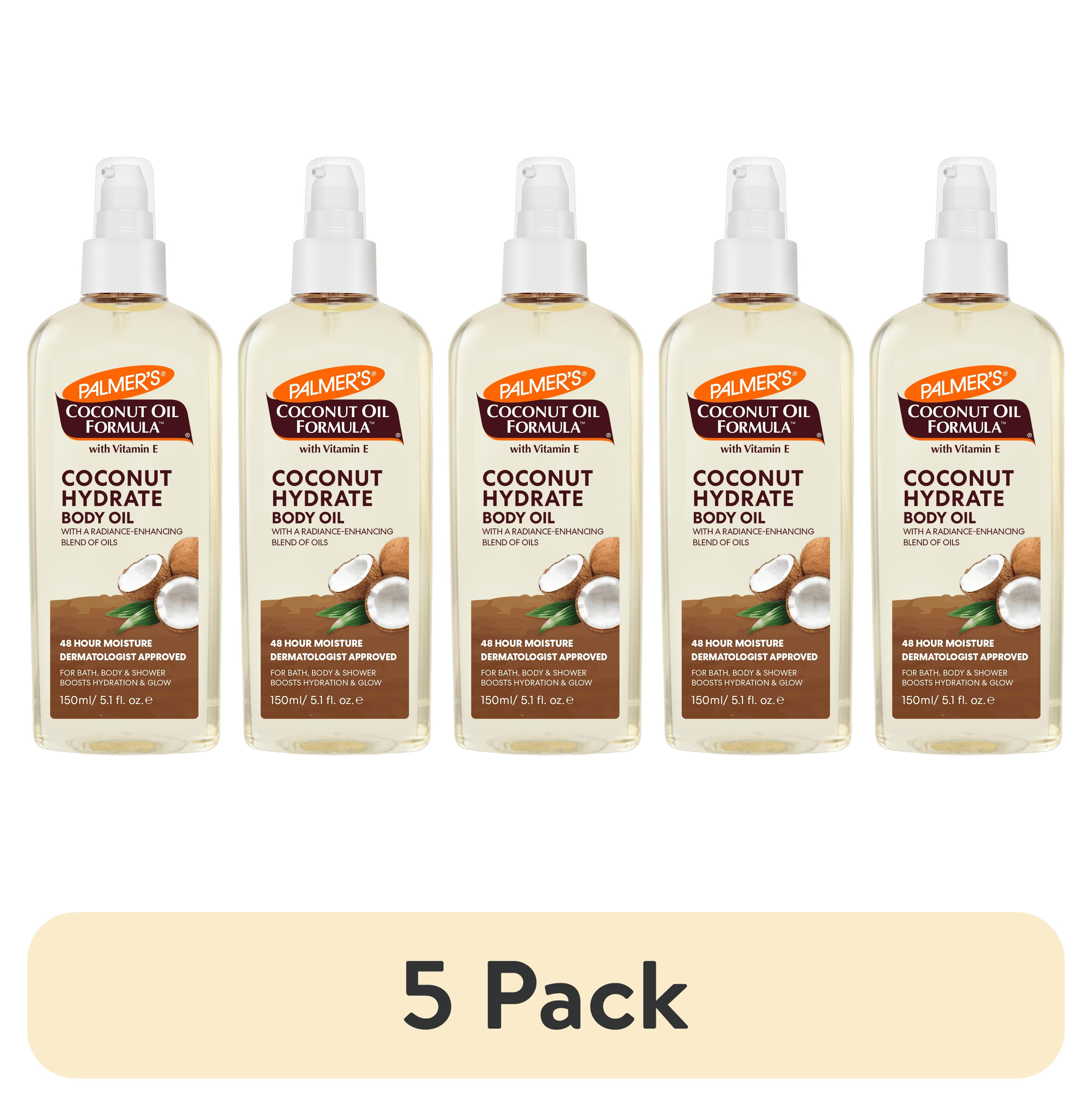 (5 pack) Palmer's Coconut Oil Formula Body Oil, 5.1 oz. - Walmart.com