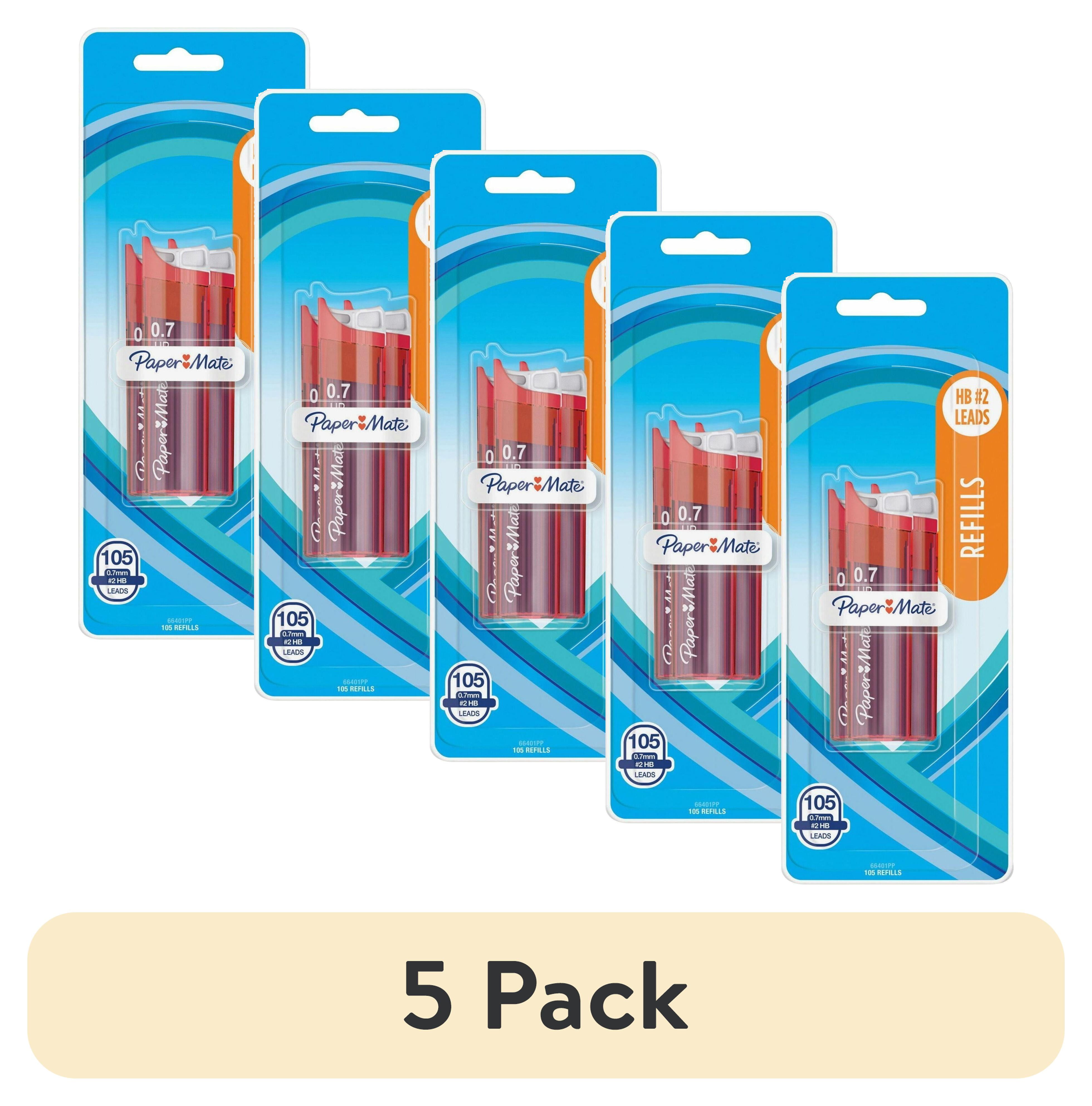 (5 pack) Paper Mate, PAP66401PP, 0.7mm Mechanical Pencil Refills, 105 ...