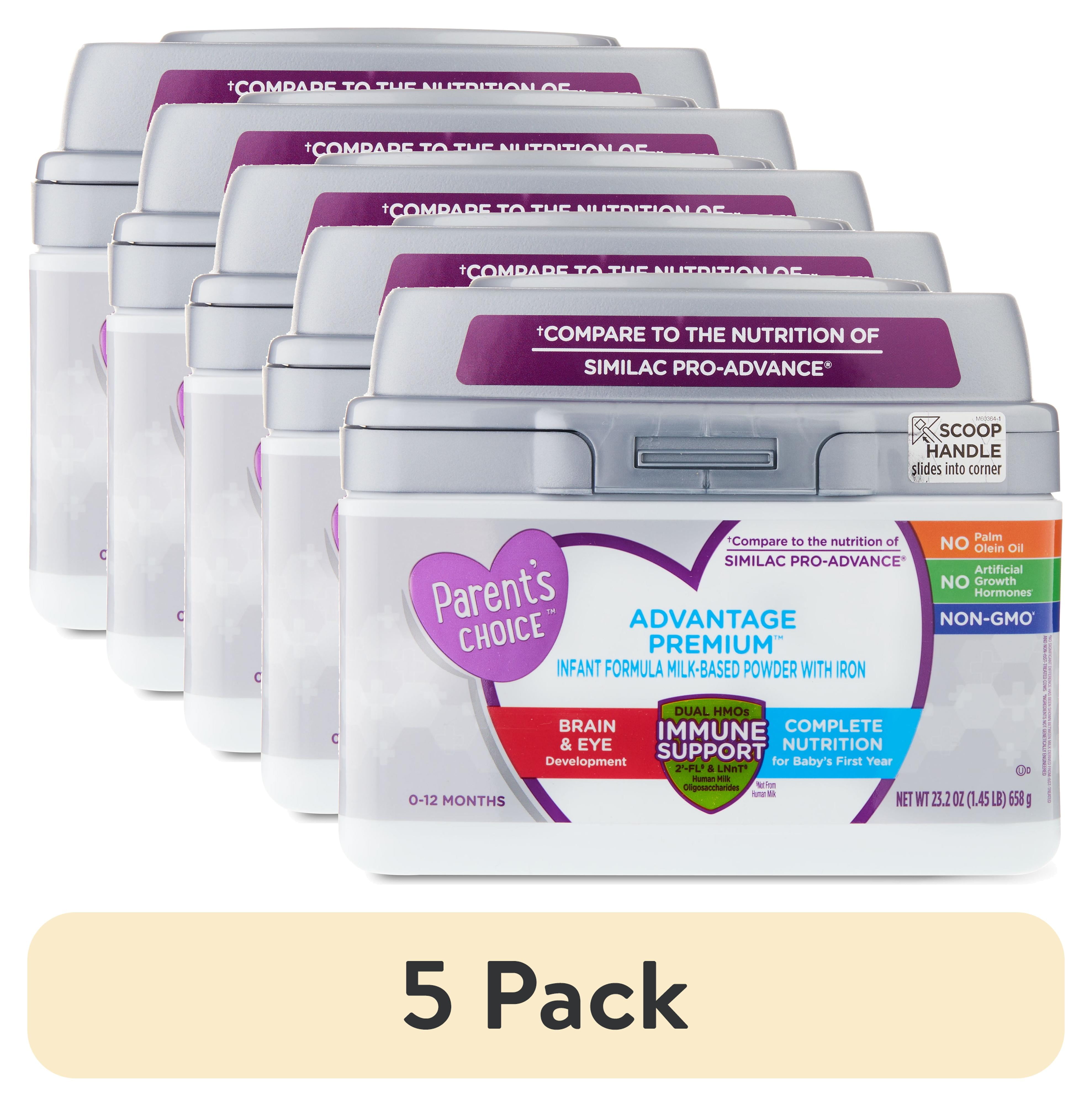 (5 pack) Parent's Choice Advantage Premium Powder Baby Formula with ...