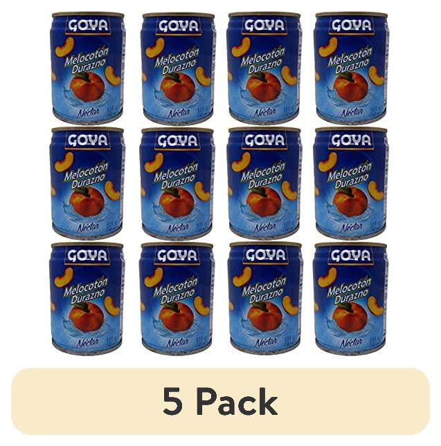 (5 pack) Peach Nectar by Goya | 5 FL OZ | Pack of 12 - Walmart.com