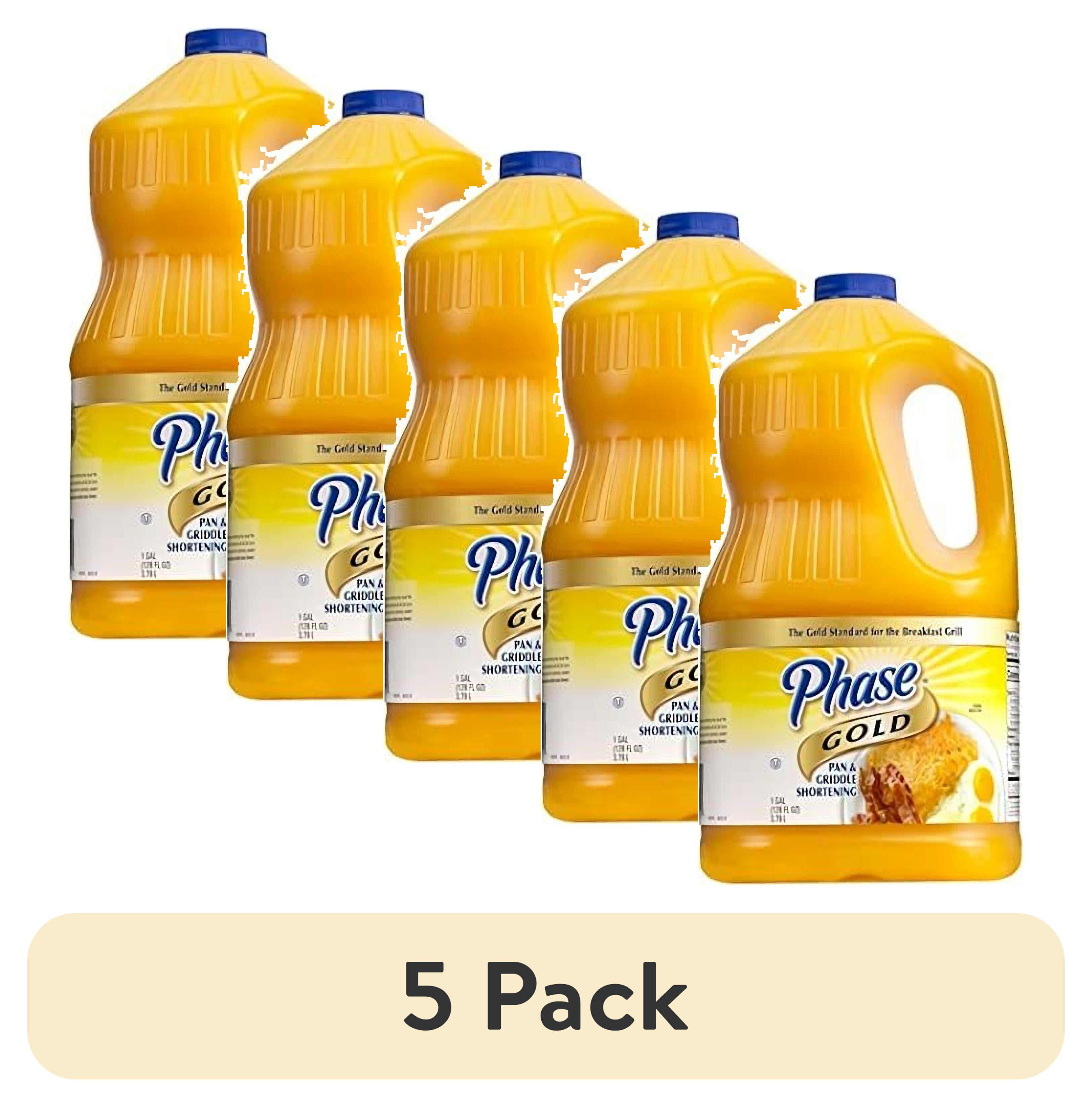 (5 pack) Phase Pan & Griddle Sodium Free Shortening | Gold Standard For ...