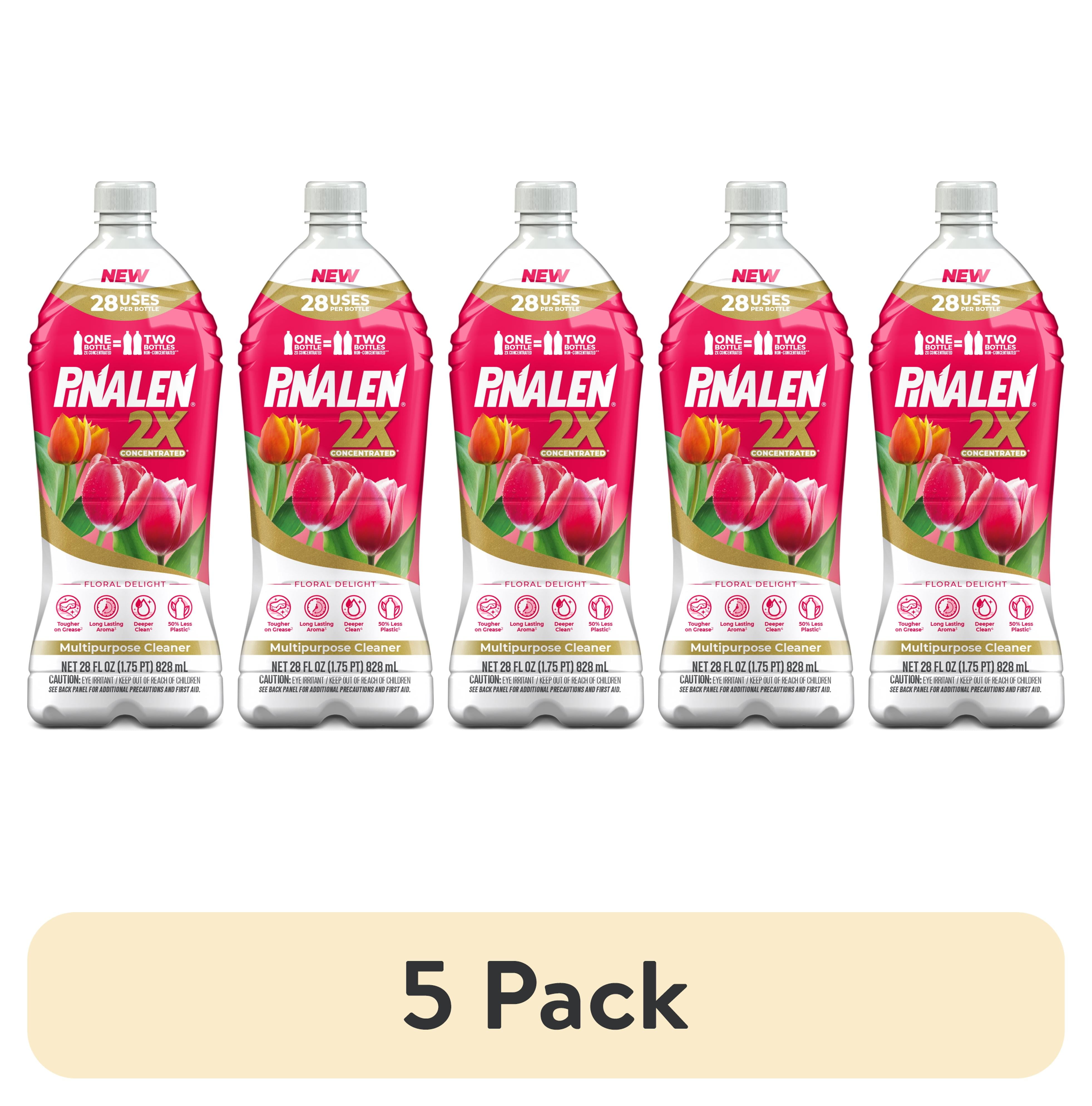 (5 pack) Pinalen 2X Concentrated All Purpose Cleaner- Floral Delight ...