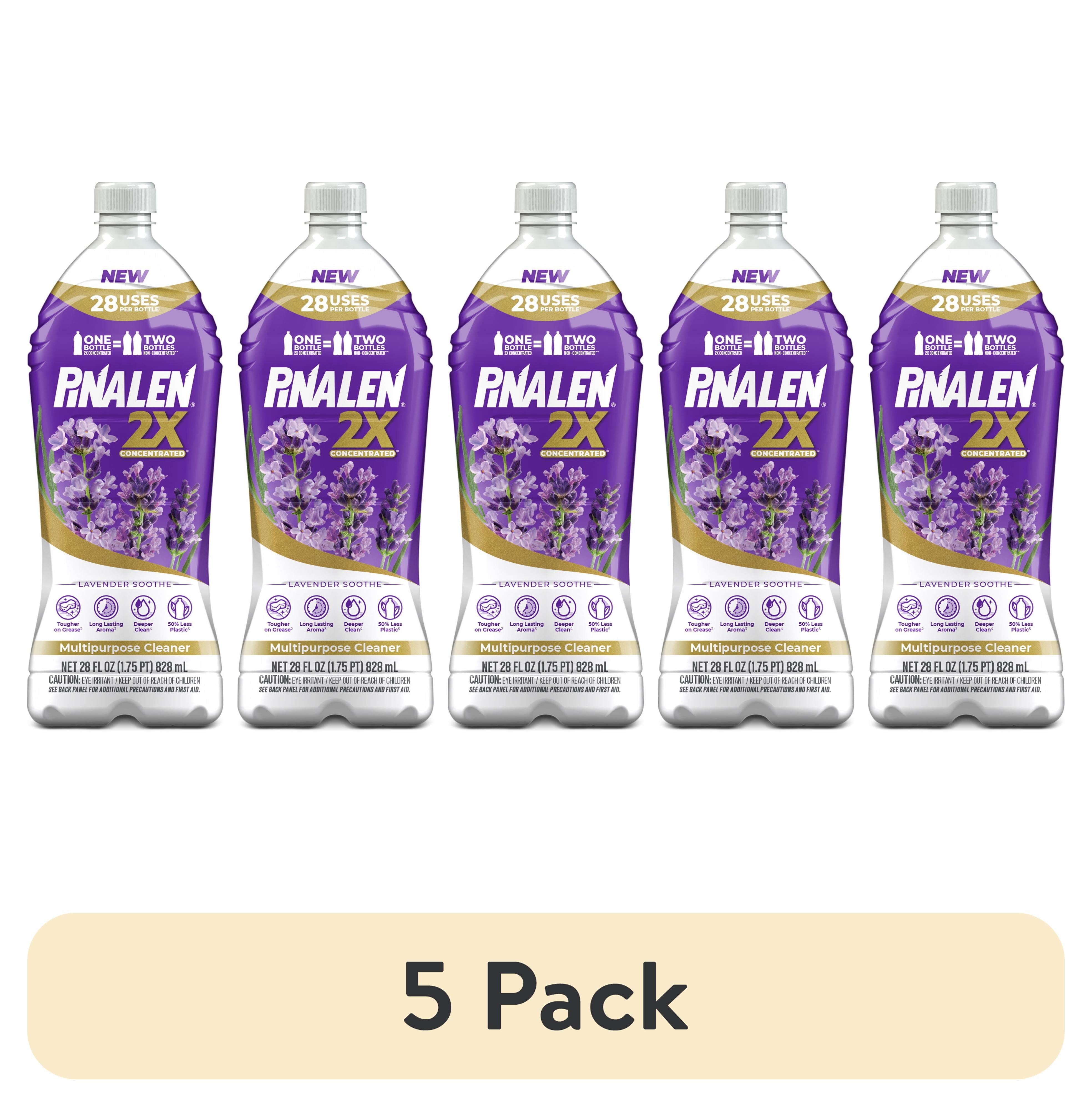 (5 pack) Pinalen 2X Concentrated All Purpose Cleaner - Lavender Soothe ...