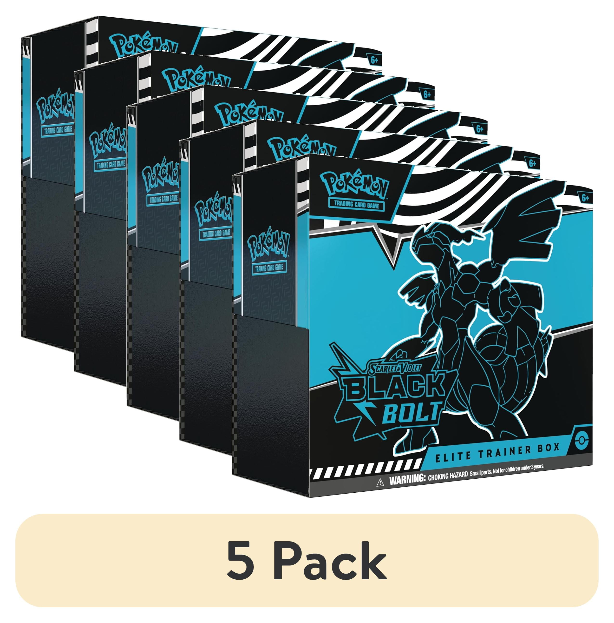 (5 pack) Pokemon Trading Card Games Scarlet & Violet 10.5 Black Bolt ...
