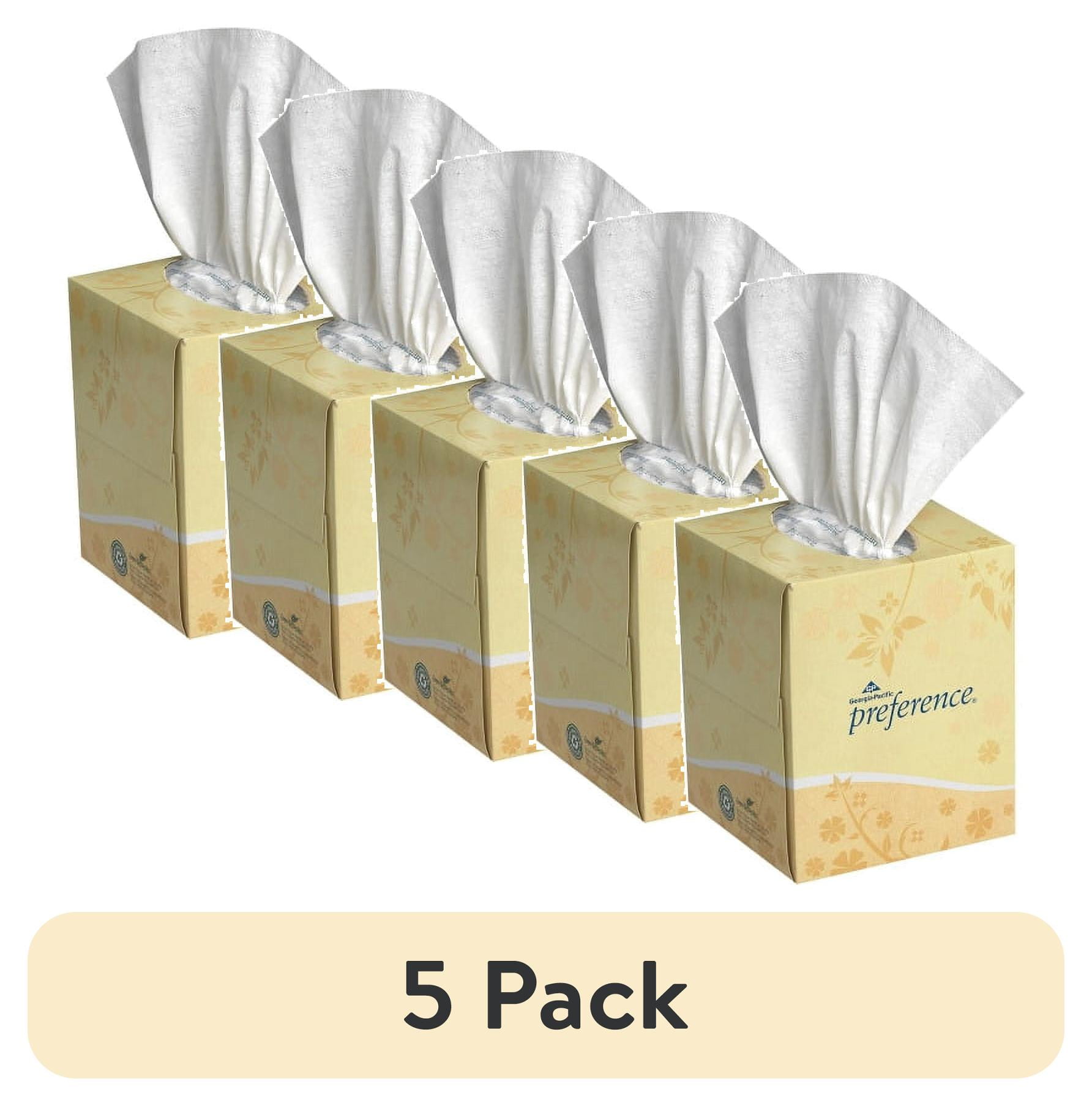 (5 pack) Preference Cube Box Facial Tissue by GP Pro 2 Ply - 7.65" x 8. ...