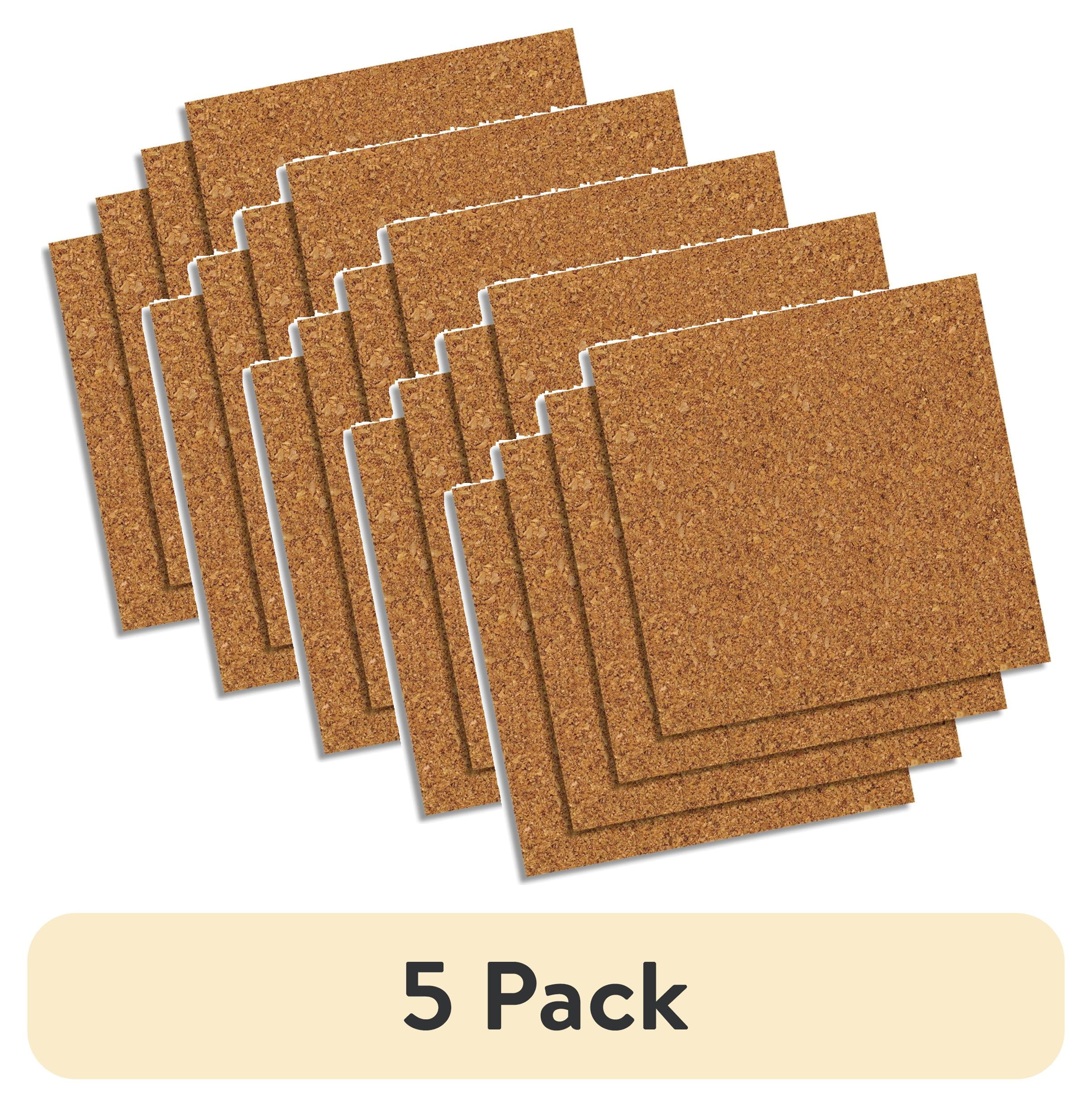 (5 pack) Quartet Natural Cork Tiles, 12" x 12", Frameless, 4 Count ...