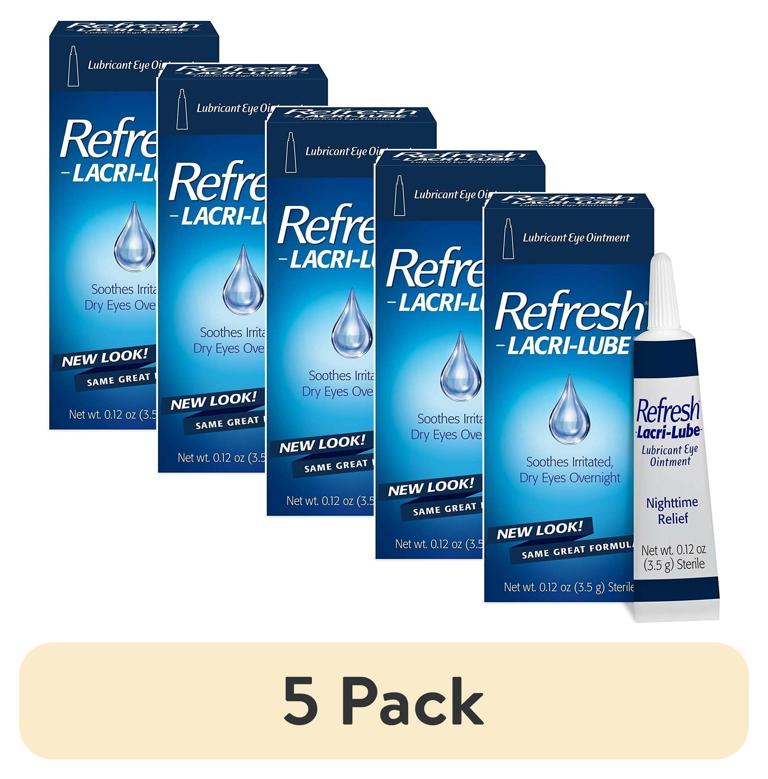 (5 pack) Refresh Lacri-Lubricant Eye Ointment, Eye Dryness Nighttime ...