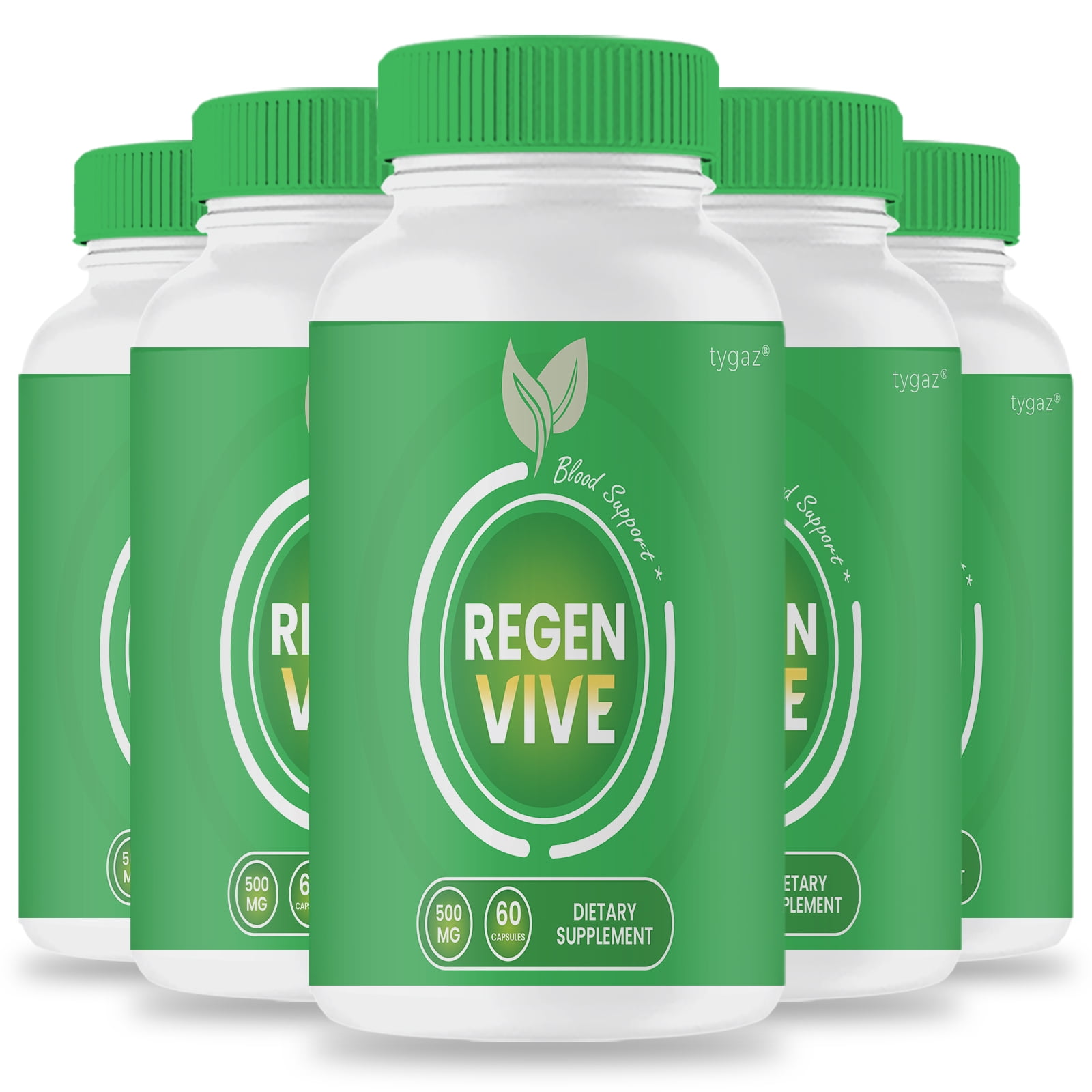 ( 5 pack) RegenVive - Regel Vive Pill Supplement - Walmart.com