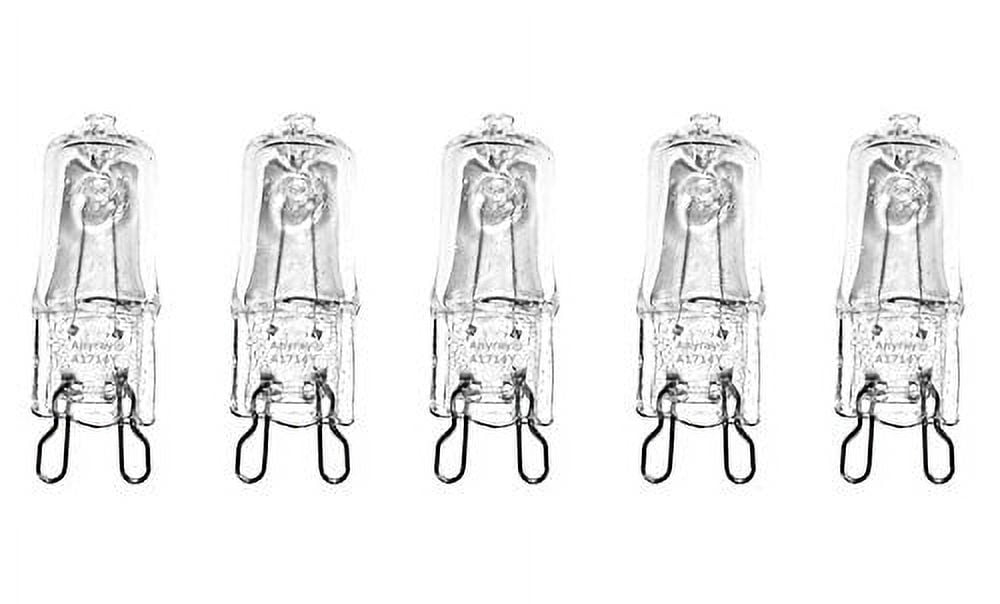 (5)-pack Replacement Halogen bulb for Microwave Kitchenaid W10208564 ...