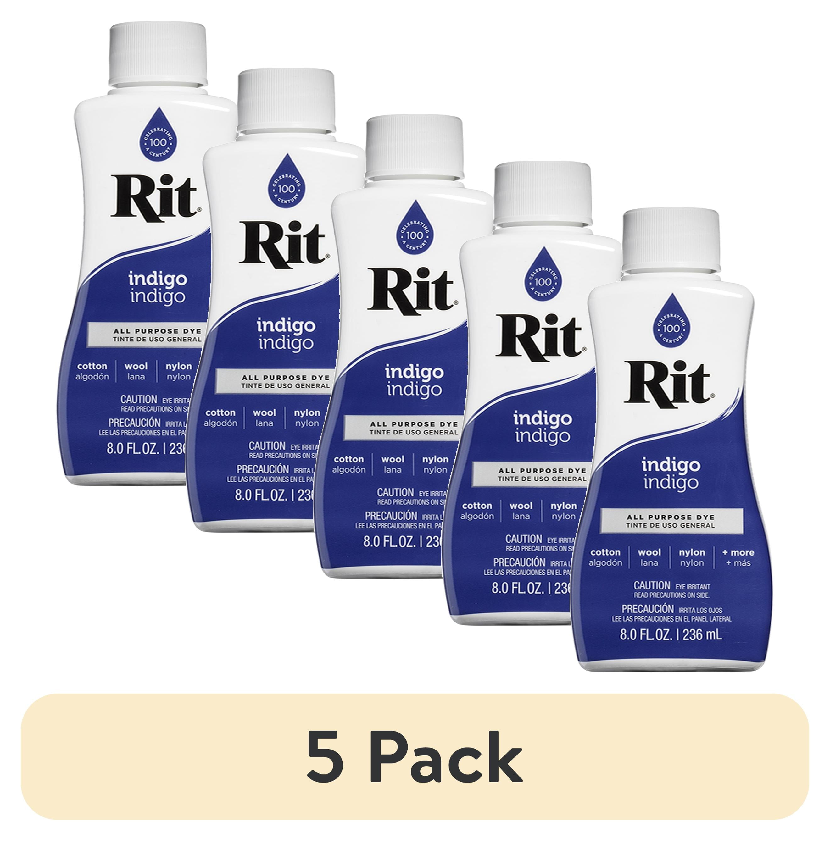 (5 pack) Rit All Purpose Liquid Dye - Indigo, 8 oz - Walmart.com