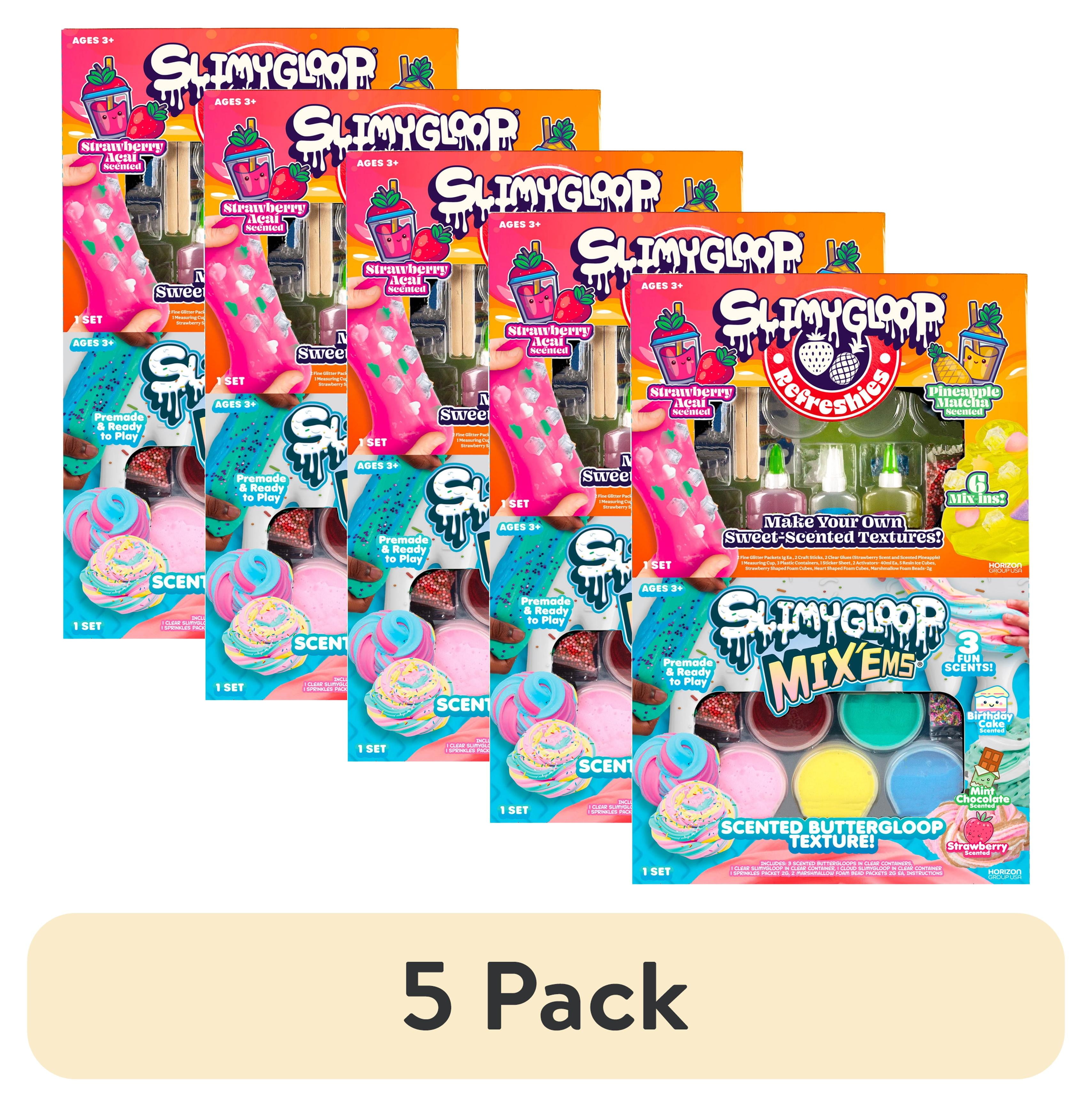 SLIMYGLOOP 2-in-1 Slime Kits - 5 Pack, 2 Kits Included - Walmart.com