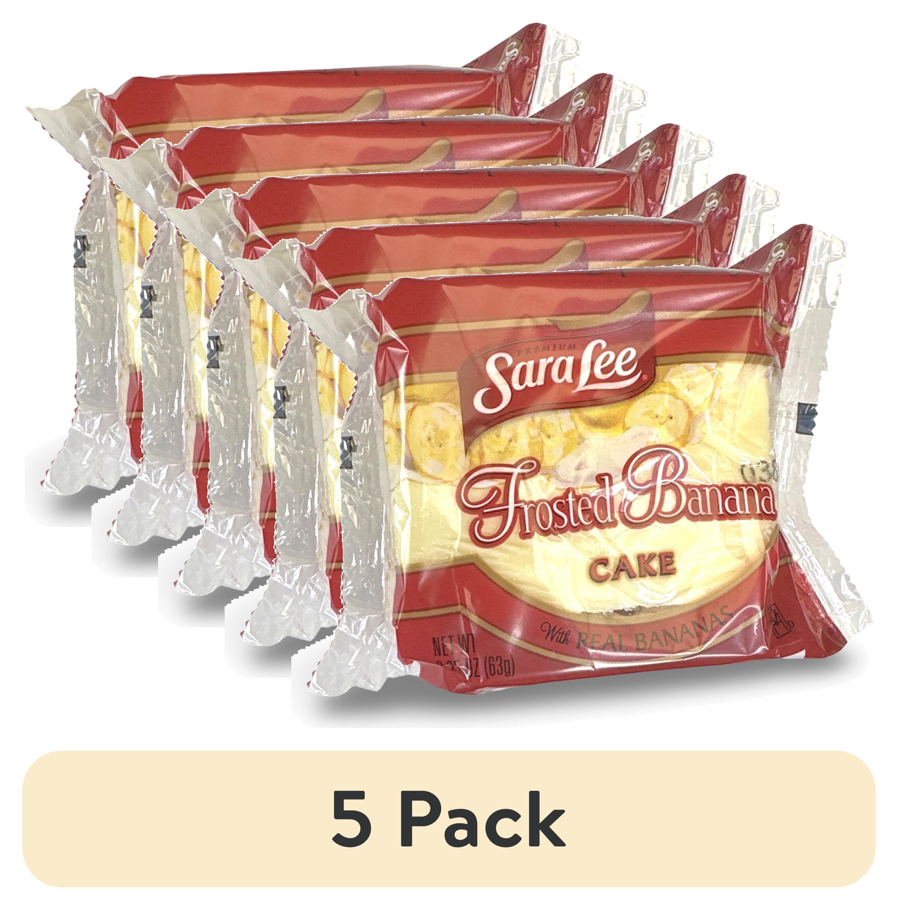 (5 pack) Sara Lee Frosted Banana Cakes, Individually Wrapped, 2.25 Oz ...