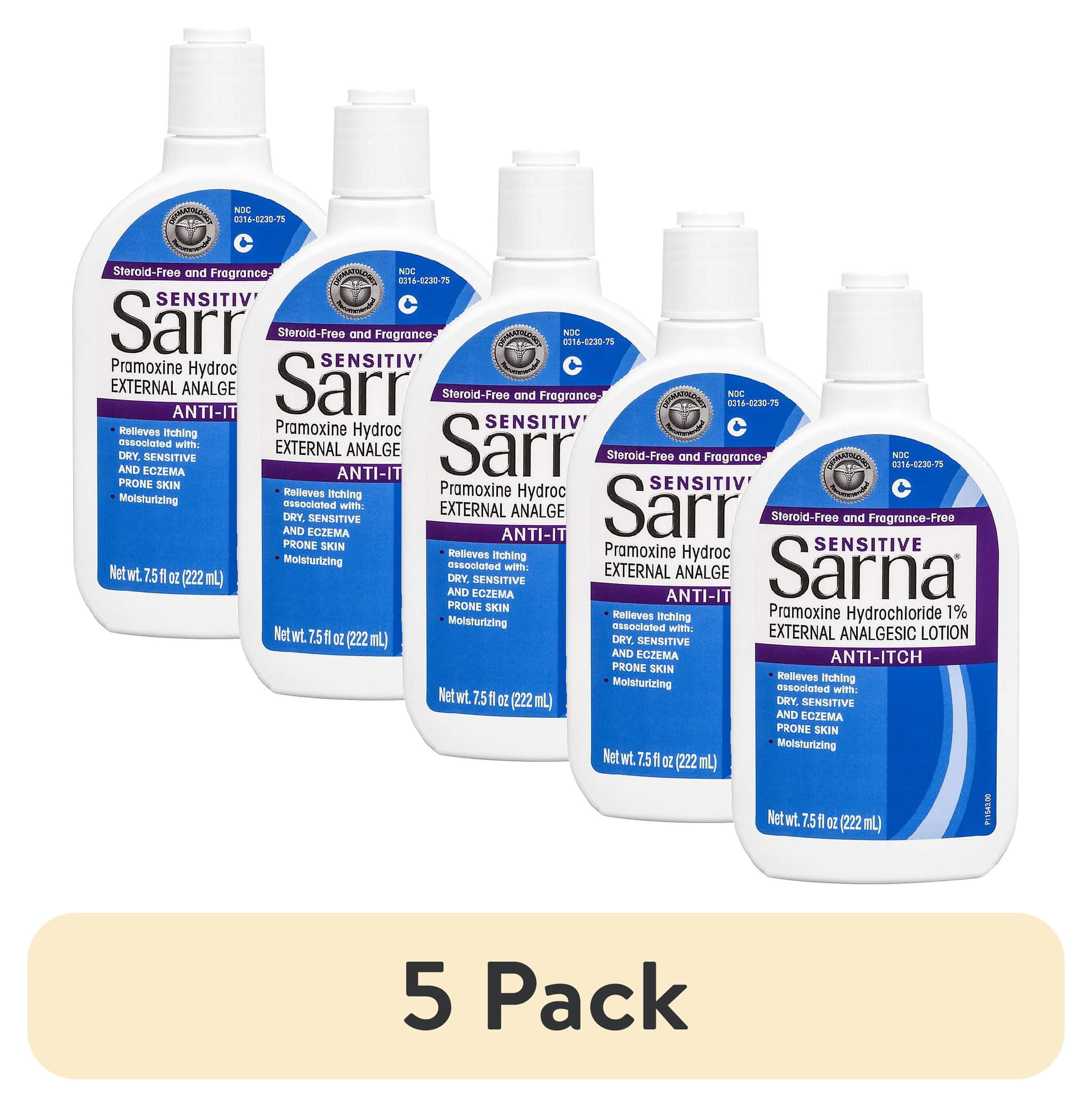 (5 pack) Sarna Sensitive Steroid-Free Anti-Itch Lotion Unscented ...