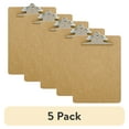 Saunders Hardboard Clipboard 5-Pack with High Capacity Clip - Walmart ...