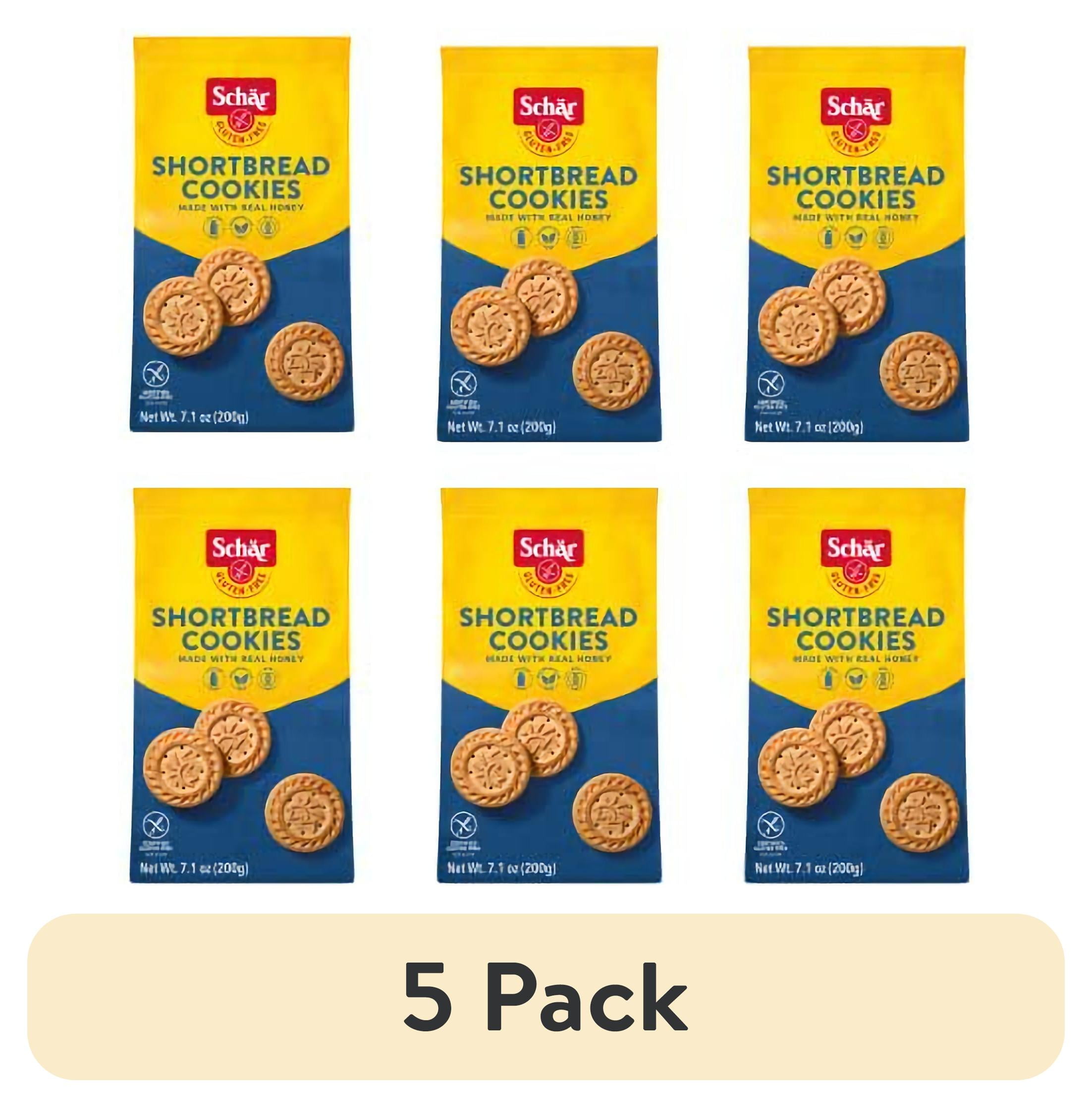 (5 pack) Schar Gluten Free Shortbread Cookies, 7 oz., 6-Pack - Walmart.com