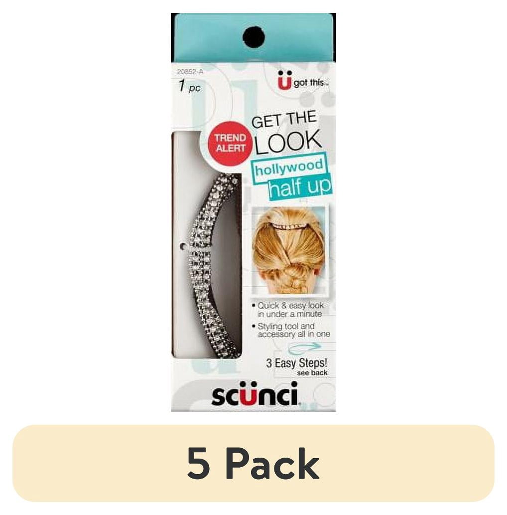 (5 pack) Scunci Hollywood Half-Up Hair Clip Kit 1-Pack - Walmart.com