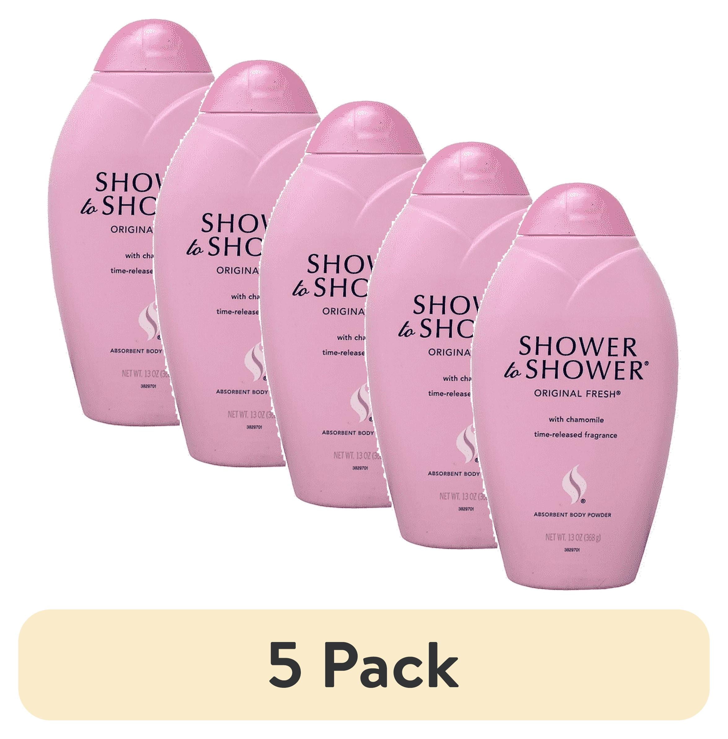 (5 pack) Shower to Shower Body Powder Original Fresh, 13 Oz - Walmart.com