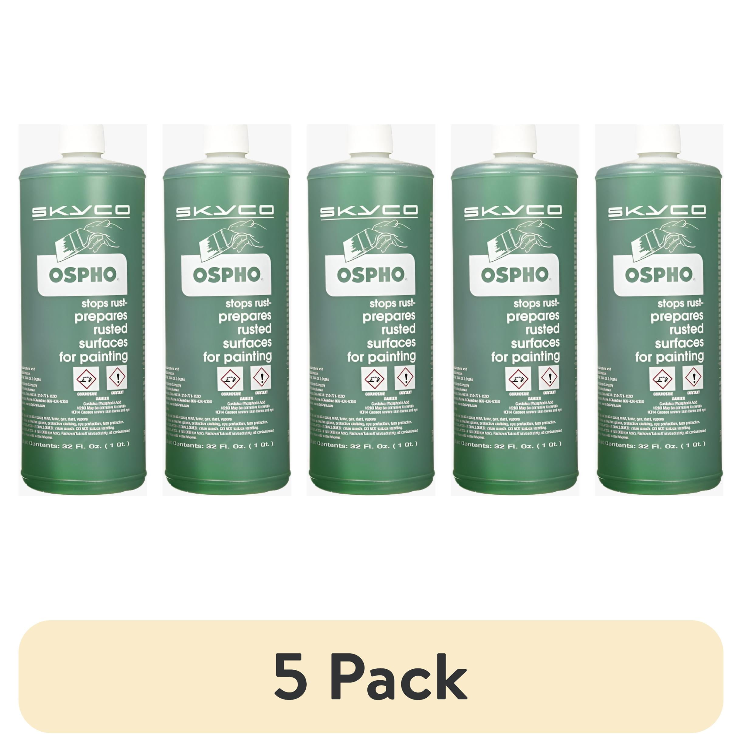(5 pack) Skyco Ospho 605 Metal Rust Prevention Treatment 1 Quart ...