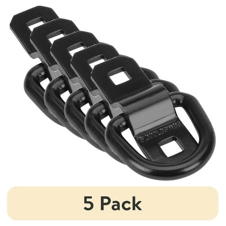 (5 pack) SmartStraps Surface Mount D-Ring, Heavy Duty, 3/8in Diameter ...