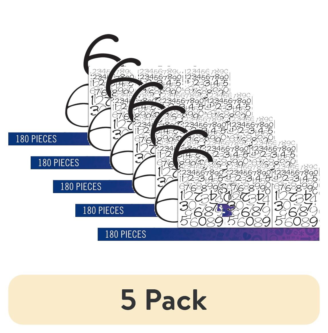 (5 pack) Sticko Numbers Stickers-Black Wendy Numbers Variety Pack ...