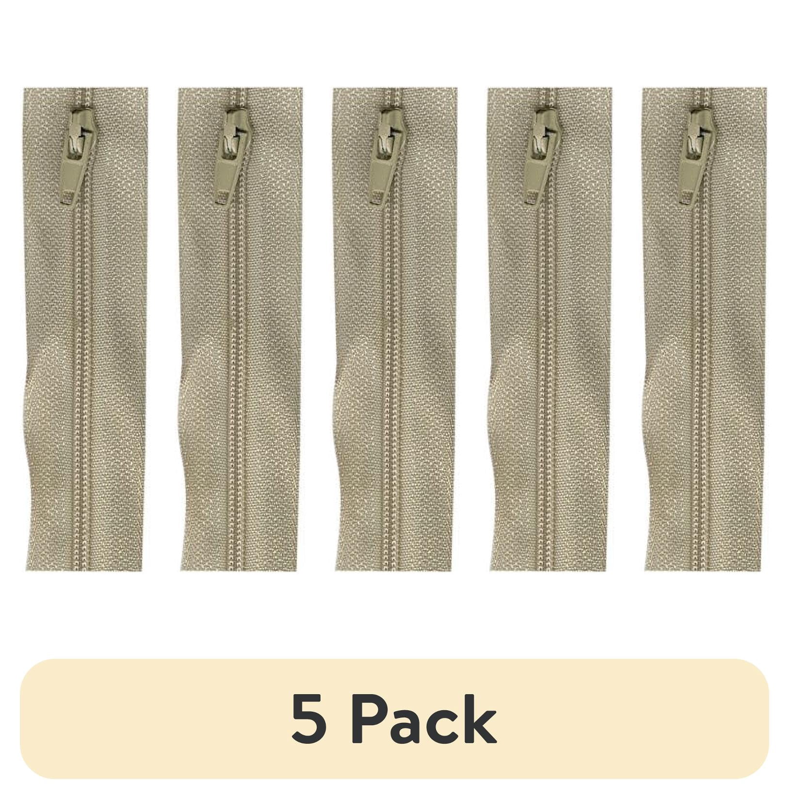 (5 pack) Sullivans 5-1/2-Yard Make-A-Zipper Kit, Beige - Walmart.com