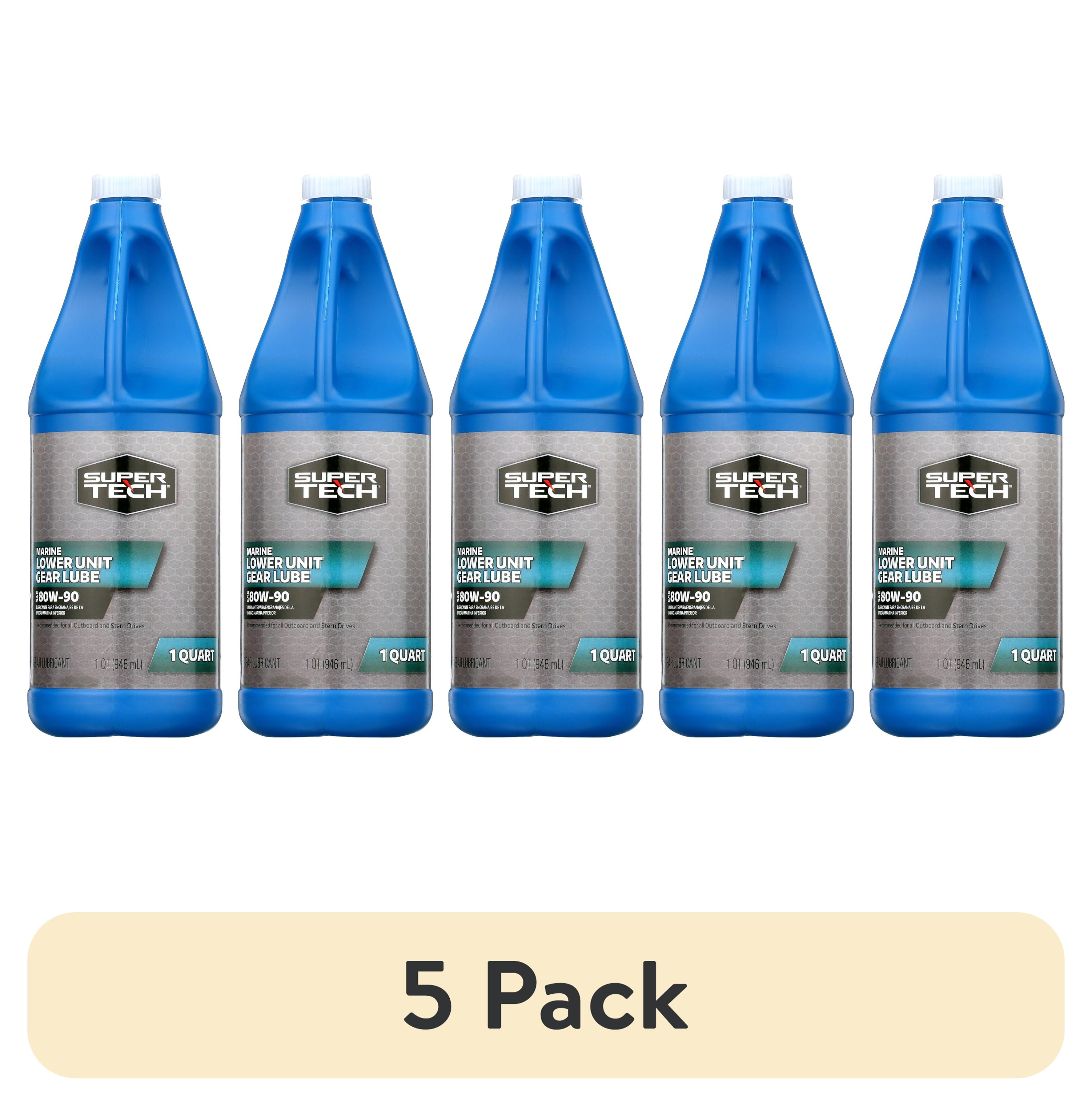 (5 pack) Super S Super Tech 80W-90 Marine Gear Lubricant Bottle, 1 Quart - Walmart.com