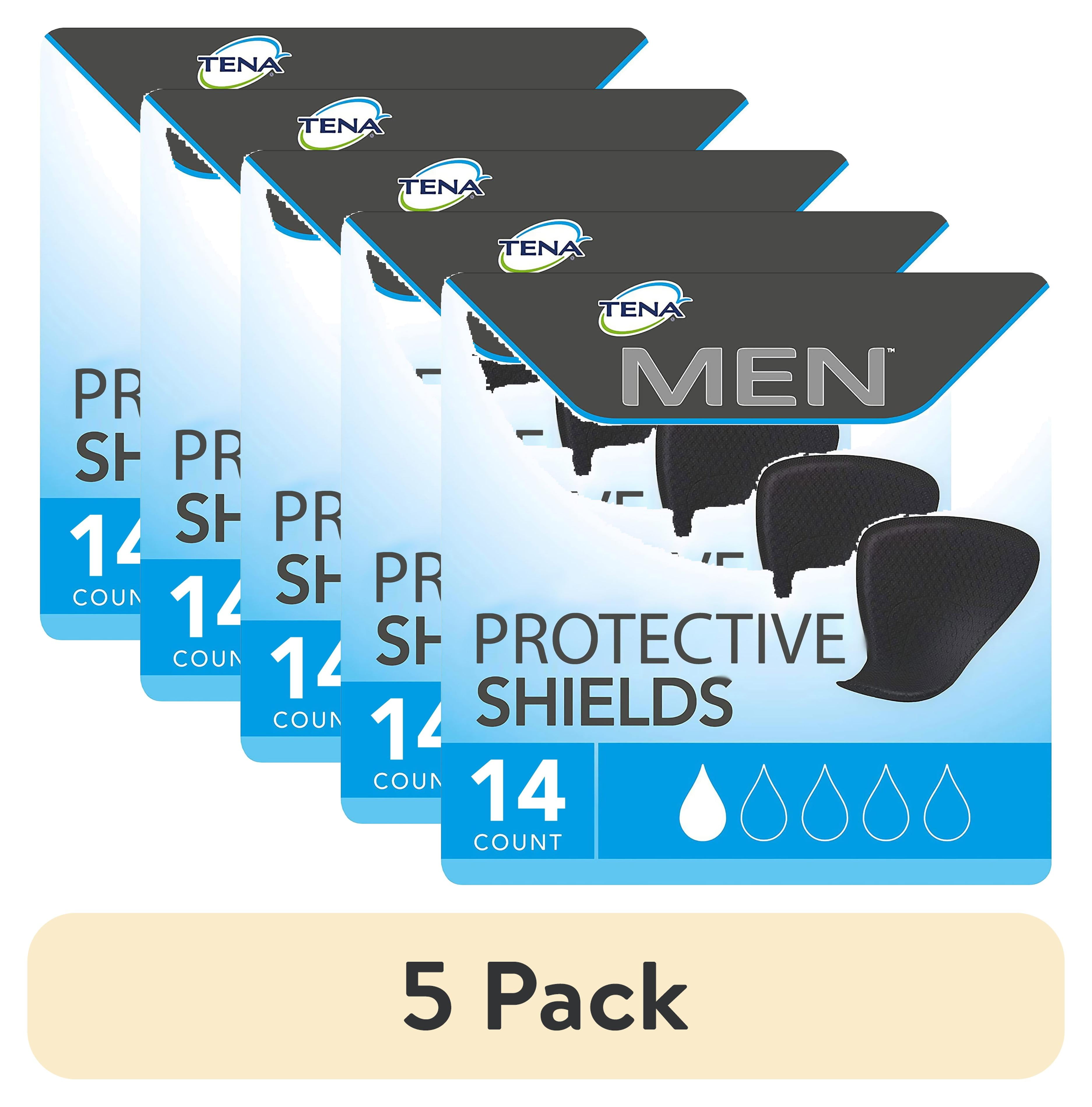 (5 pack) TENA Men Incontinence Shields, Light, 112 Ct - Walmart.com