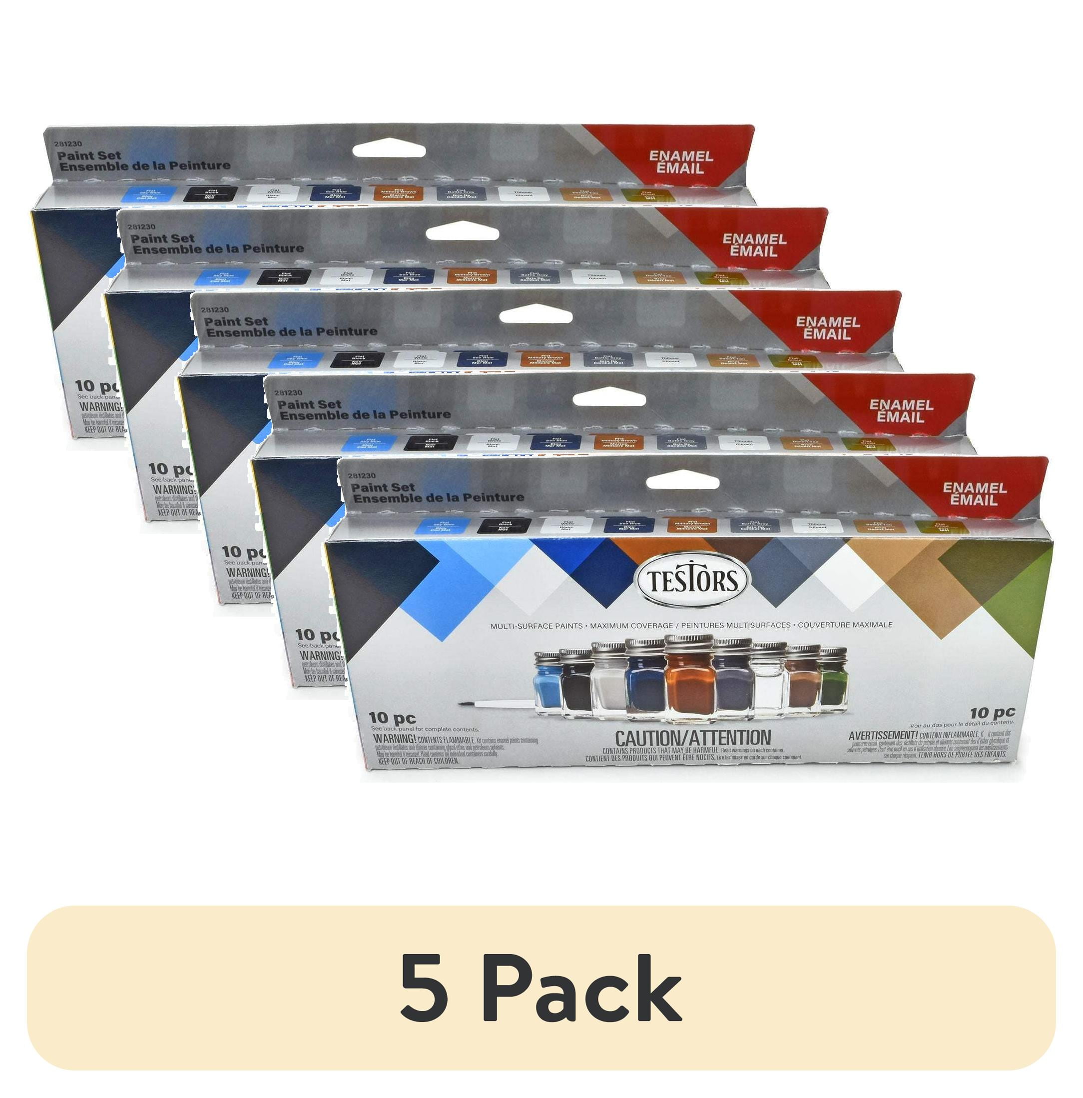 (5 pack) Testor Corp. Aircraft Fininshing Enamel Paint Set - Walmart.com