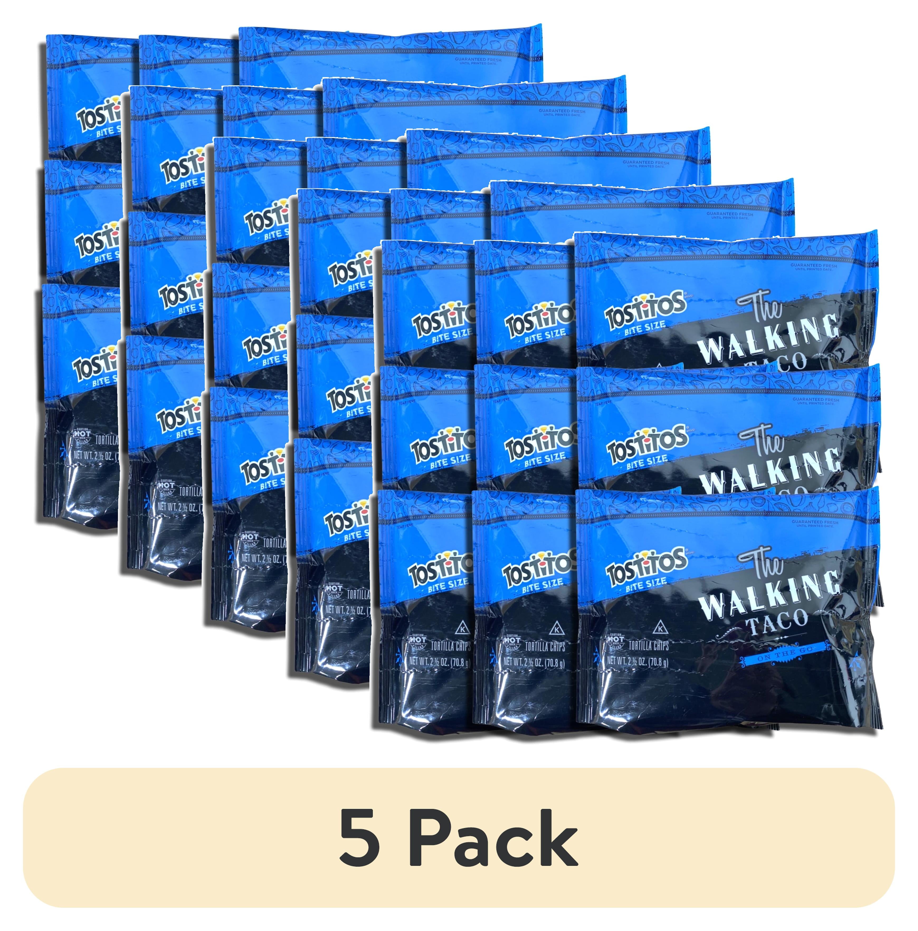 (5 pack) The Walking Taco Tortilla Chips Bite Size 2.5 Oz Bag | Value ...
