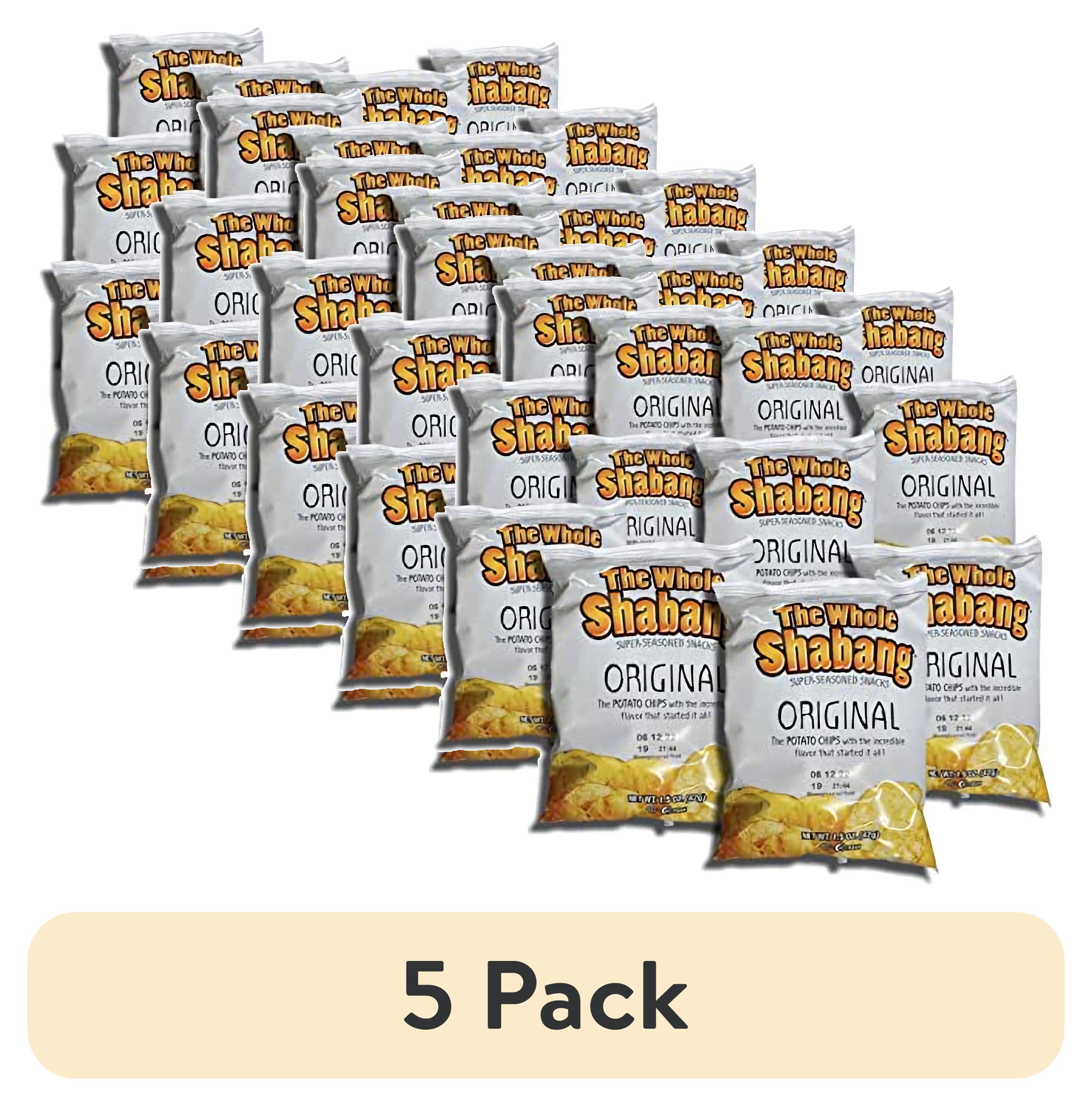 (5 pack) The Whole Shabang Potato Chips by Moon Lodge 1.5 Oz | Original ...