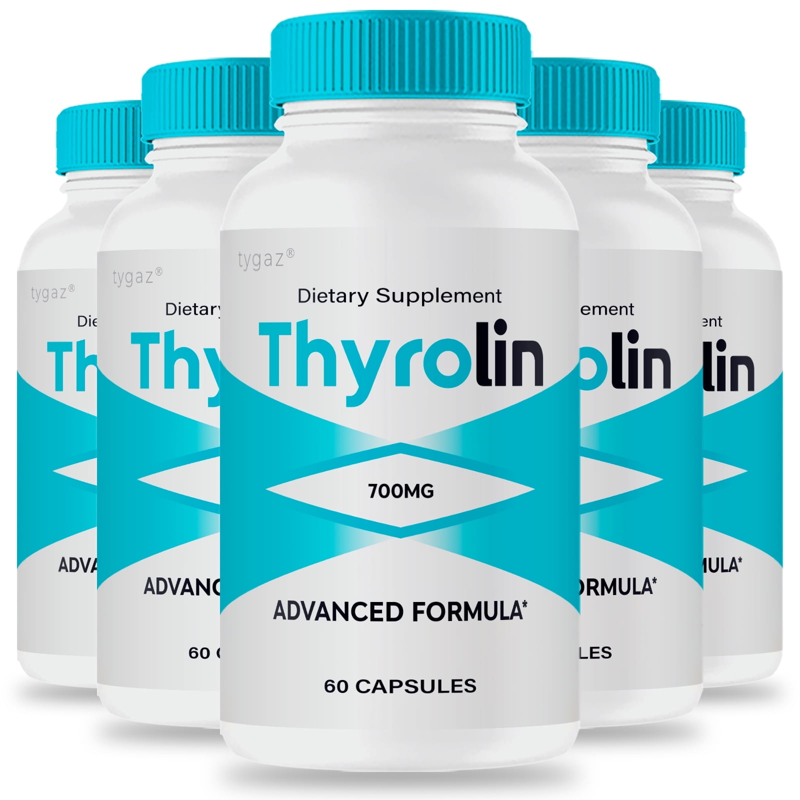 (5 pack) Thyrolin - Thyrolin Pill Supplement - Walmart.com
