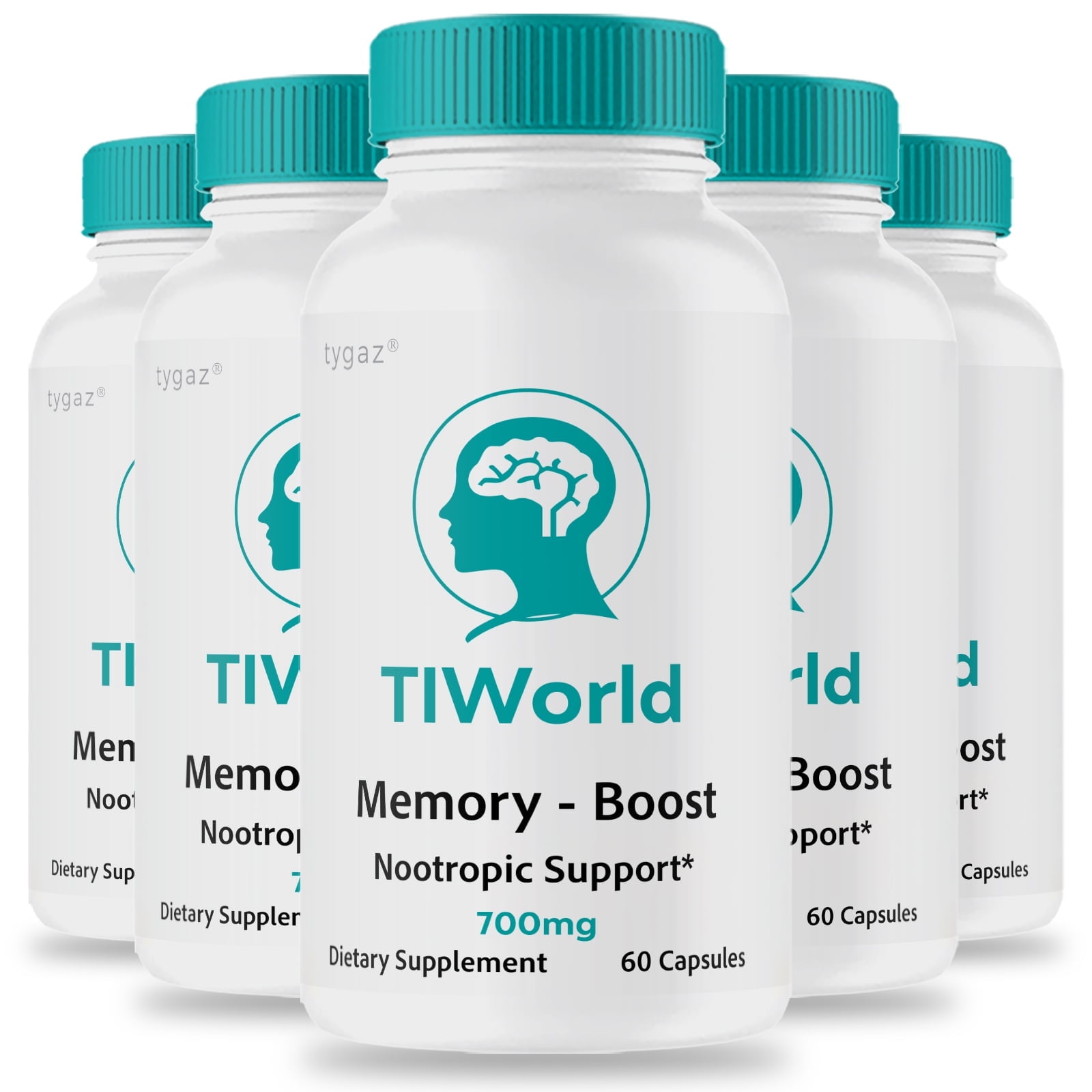 (5 pack) TiWorld - TI World Pill Supplement - Walmart.com