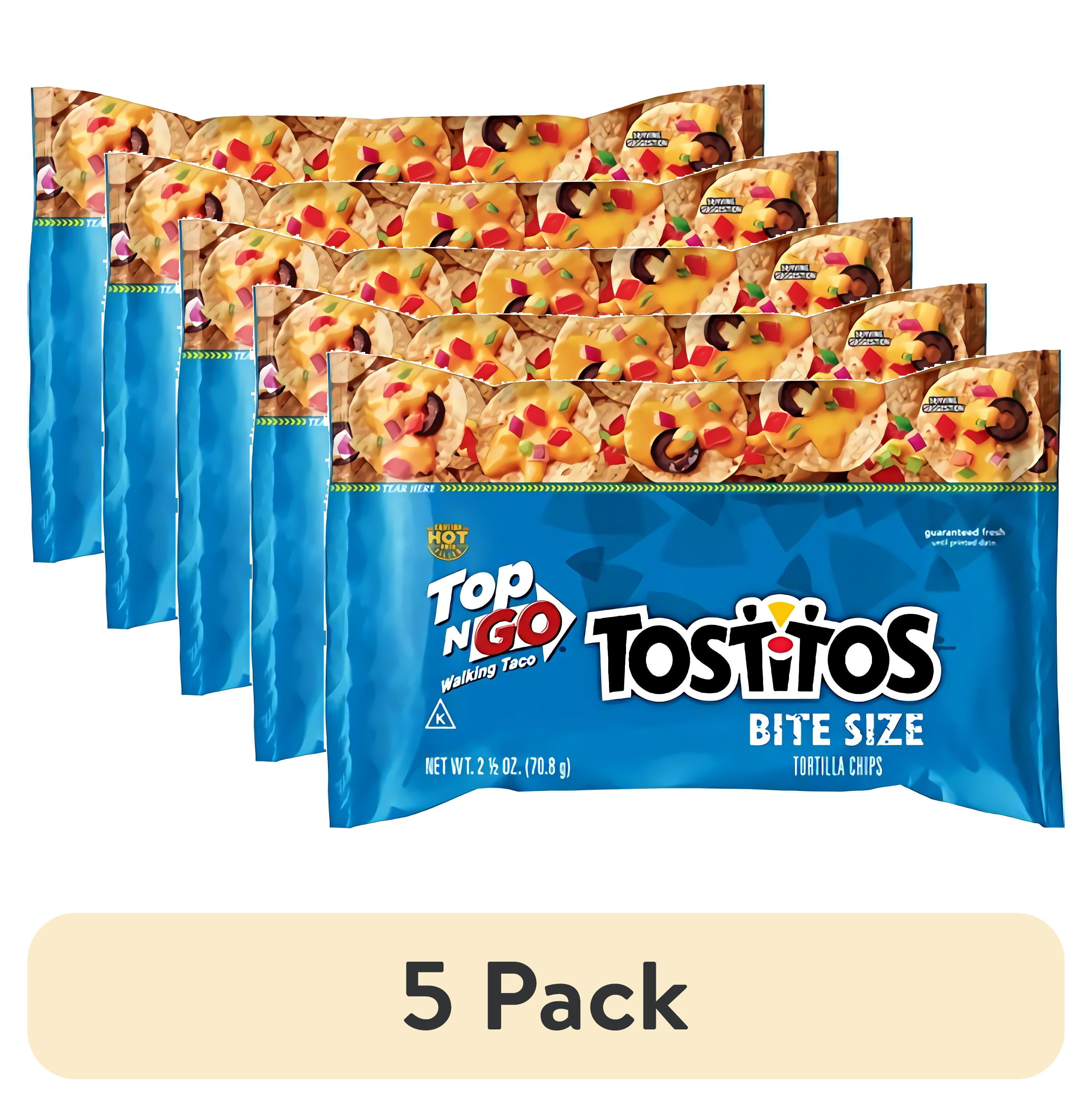 (5 pack) Tostitos Bite Size Walking Taco Tortilla Chips, 2.5 Ounce ...