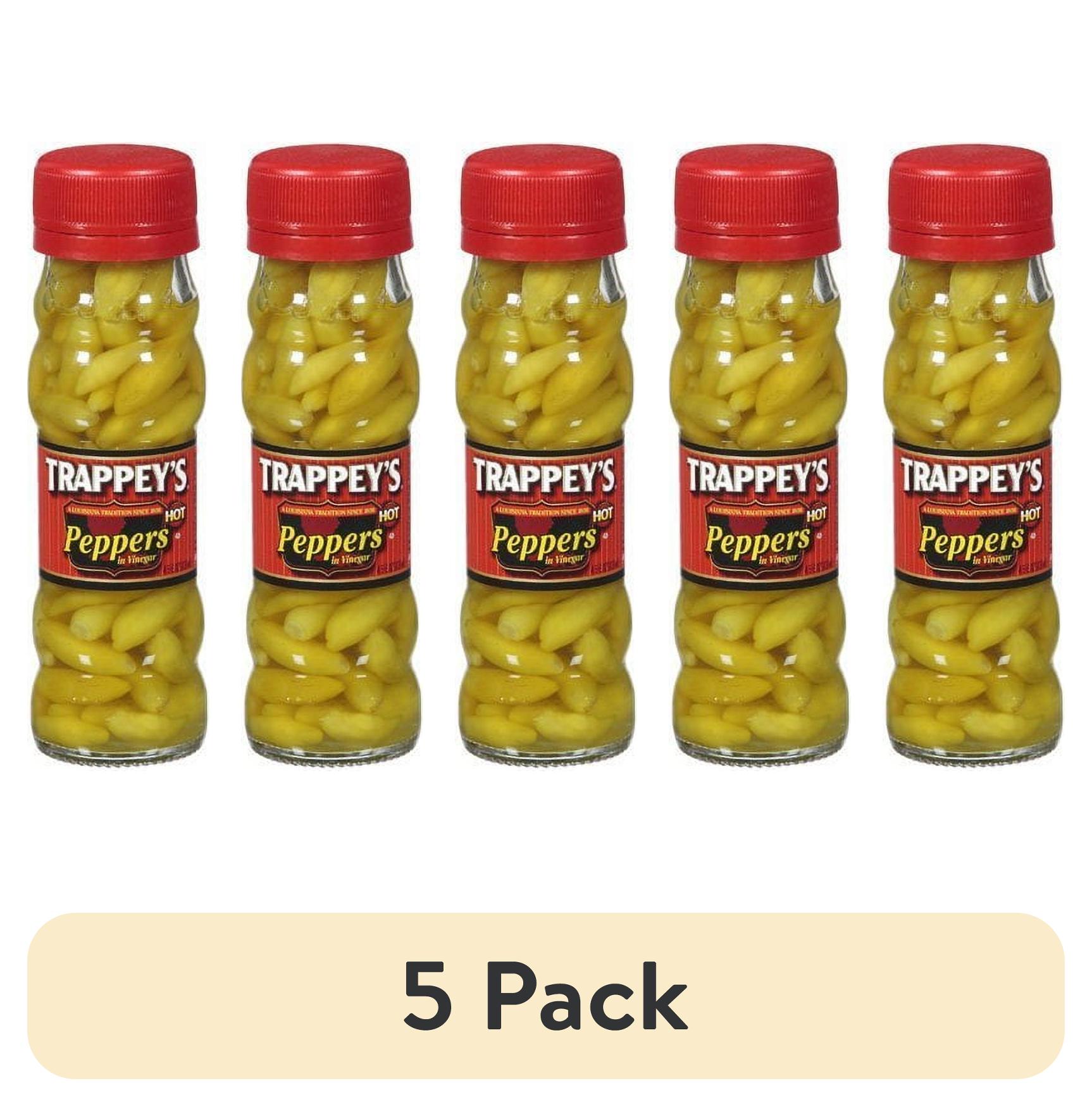 (5 pack) Trappeys Peppers in Vinegar, Hot, 4.5 oz (2 Pack) - Walmart.com
