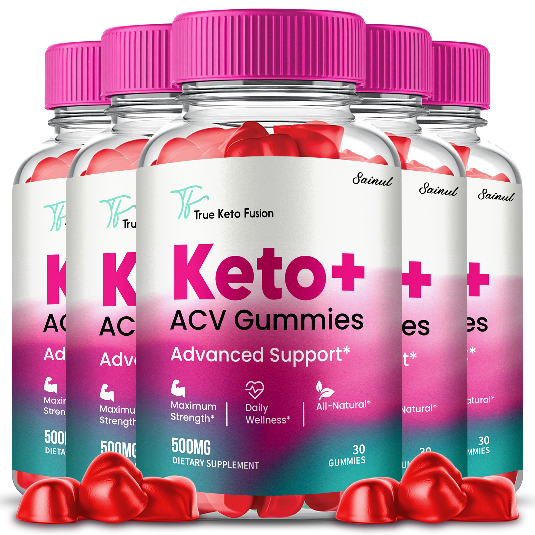 (5 pack) True Keto Fusion Gummies, Maximum Strength Formula, True Keto ...