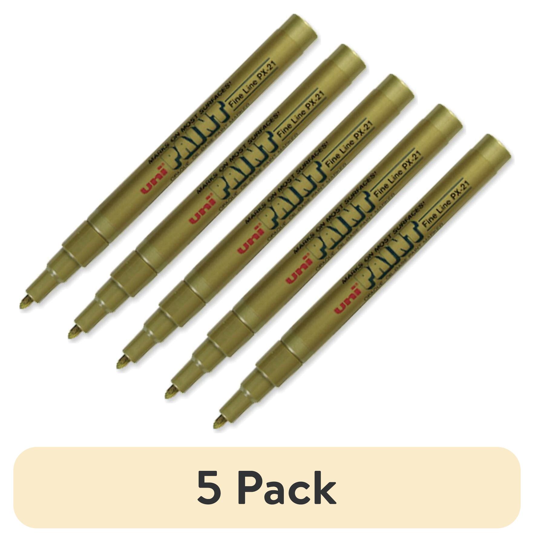 (5 pack) Uni-Ball Opaque Oil-Based Fine Point Marker - Walmart.com