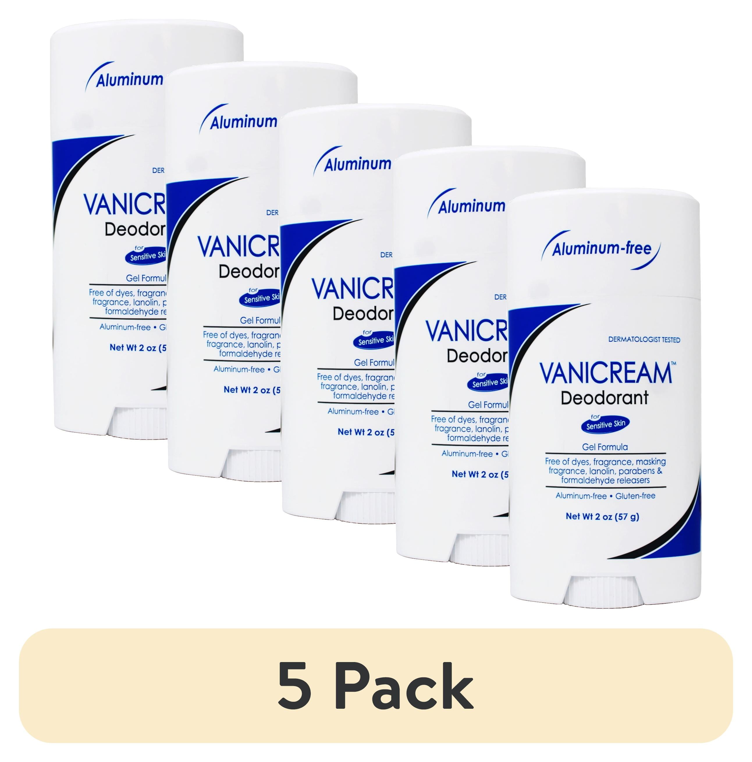 (5 pack) Vanicream Deodorant For Sensitive Skin, Aluminum-Free ...