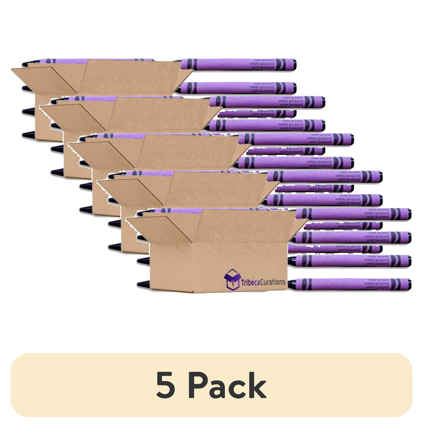(5 pack) Violet (Purple) Crayon Bulk Value Pack | 100 Count - Walmart.com