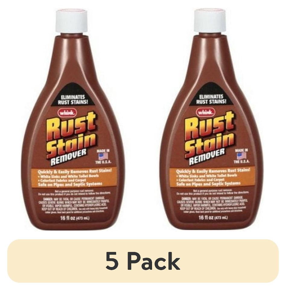 (5 pack) Whink Rust Stain Remover - Laundry Stain Remover, Unscented ...