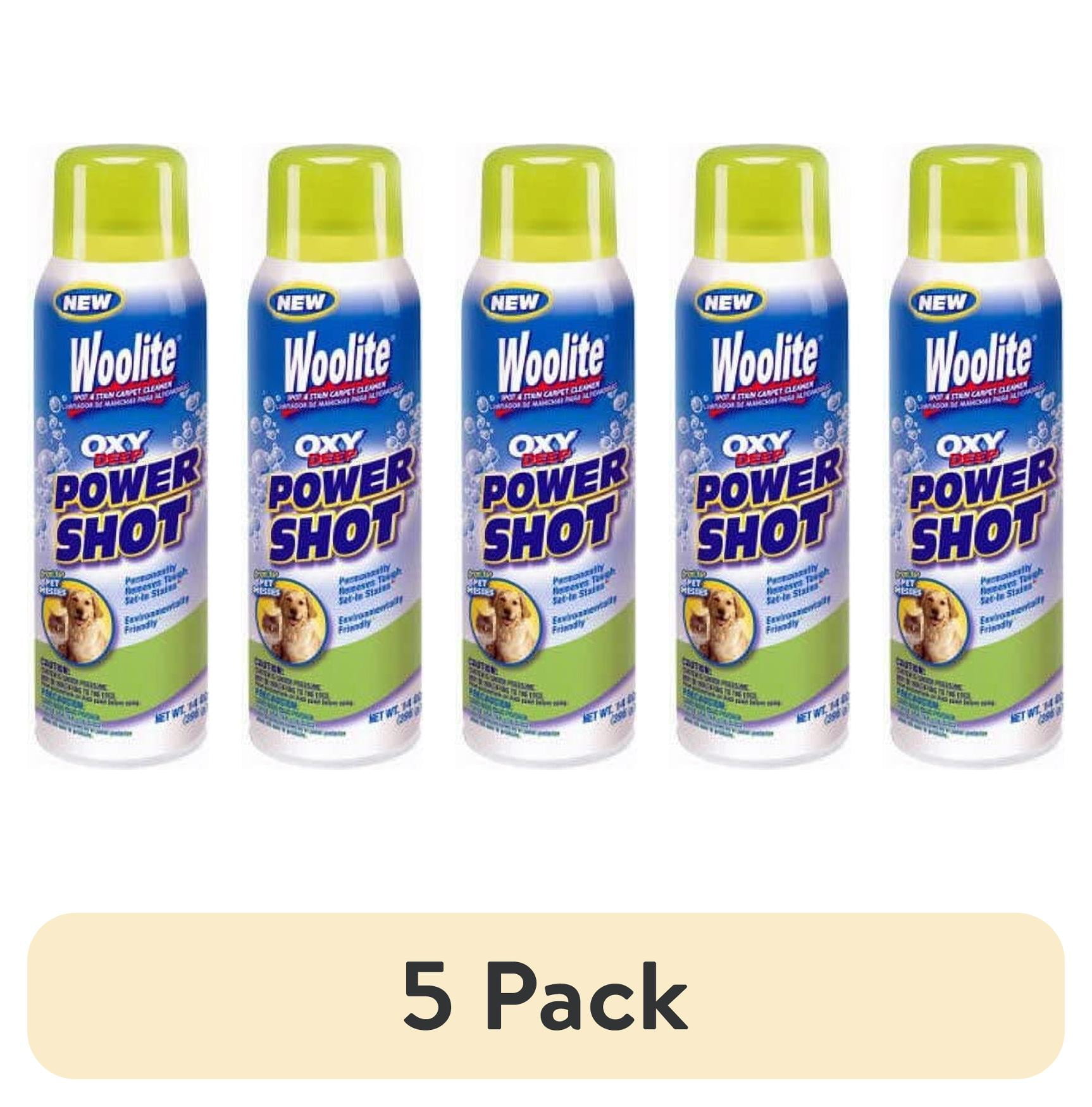 (5 pack) Woolite Oxy Deep Power Shot Carpet Spot & Stain Remover (8538 ...