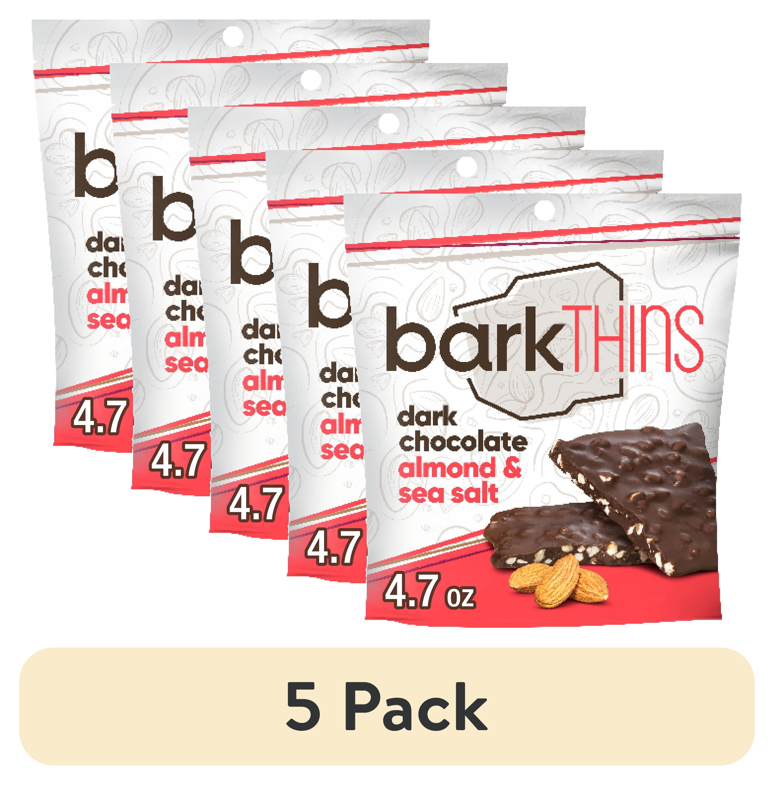 (5 pack) barkTHINS Dark Chocolate, Almond and Sea Salt Snacking ...